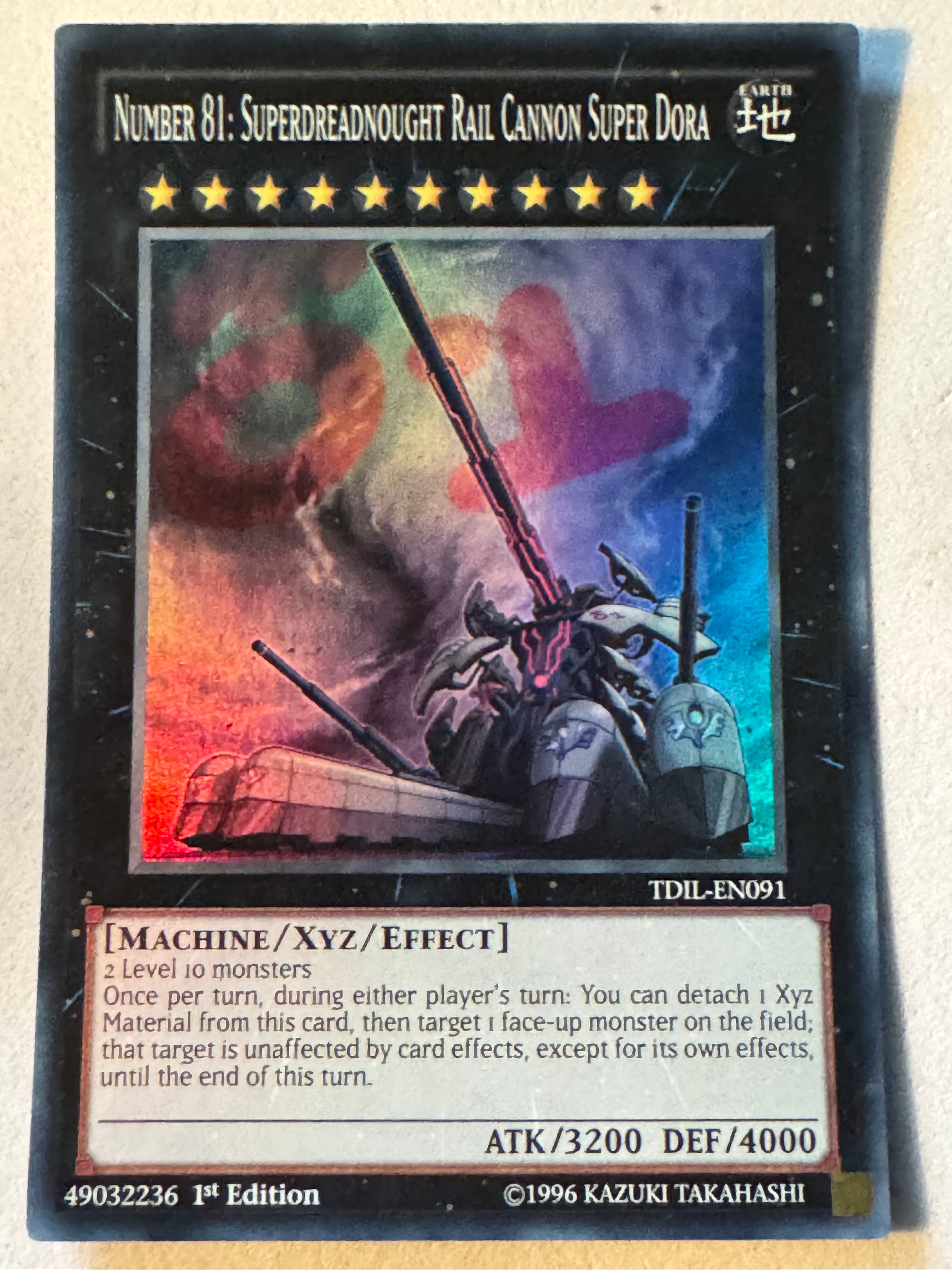 Number 81: Superdreadnought Rail Cannon Super Dora TDIL-EN091 – Genesis TCG