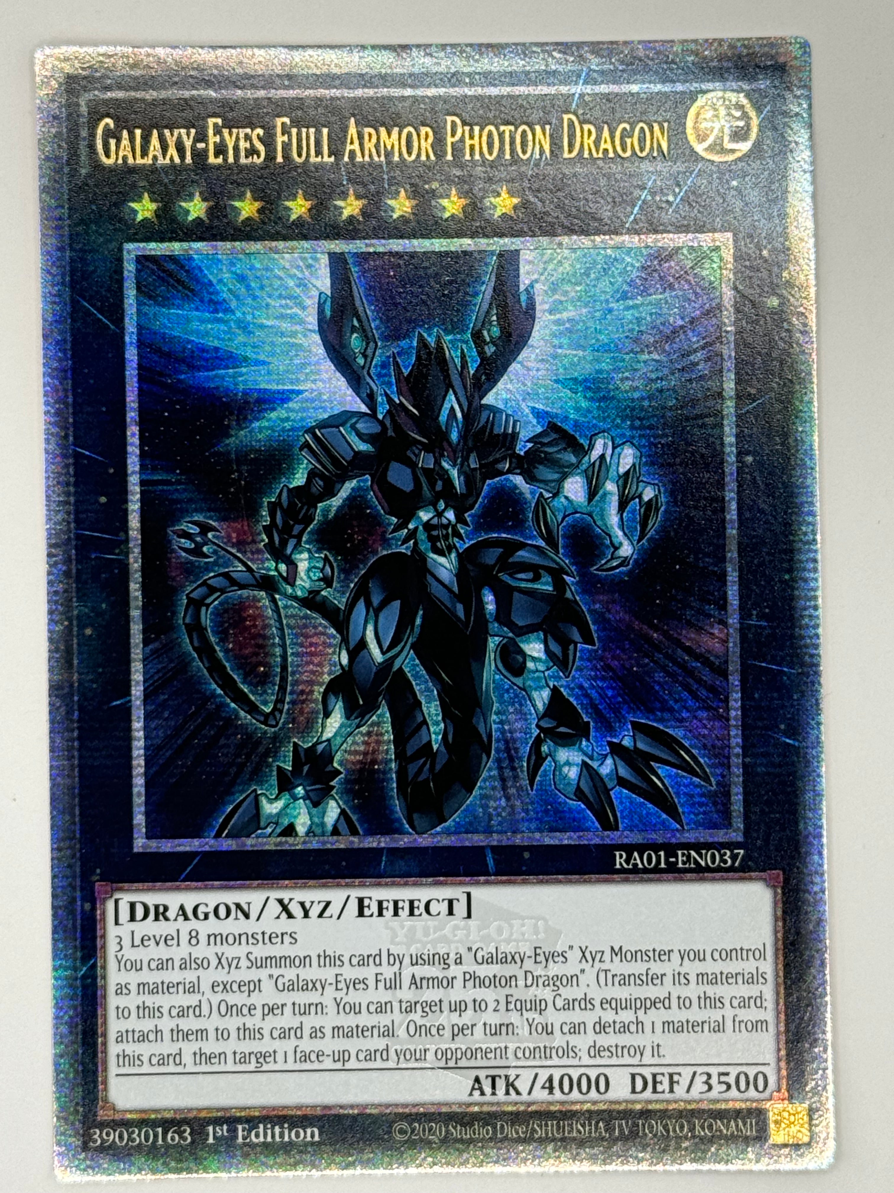 Galaxy-Eyes Full Armor Photon Dragon RA01-EN037 – Genesis TCG