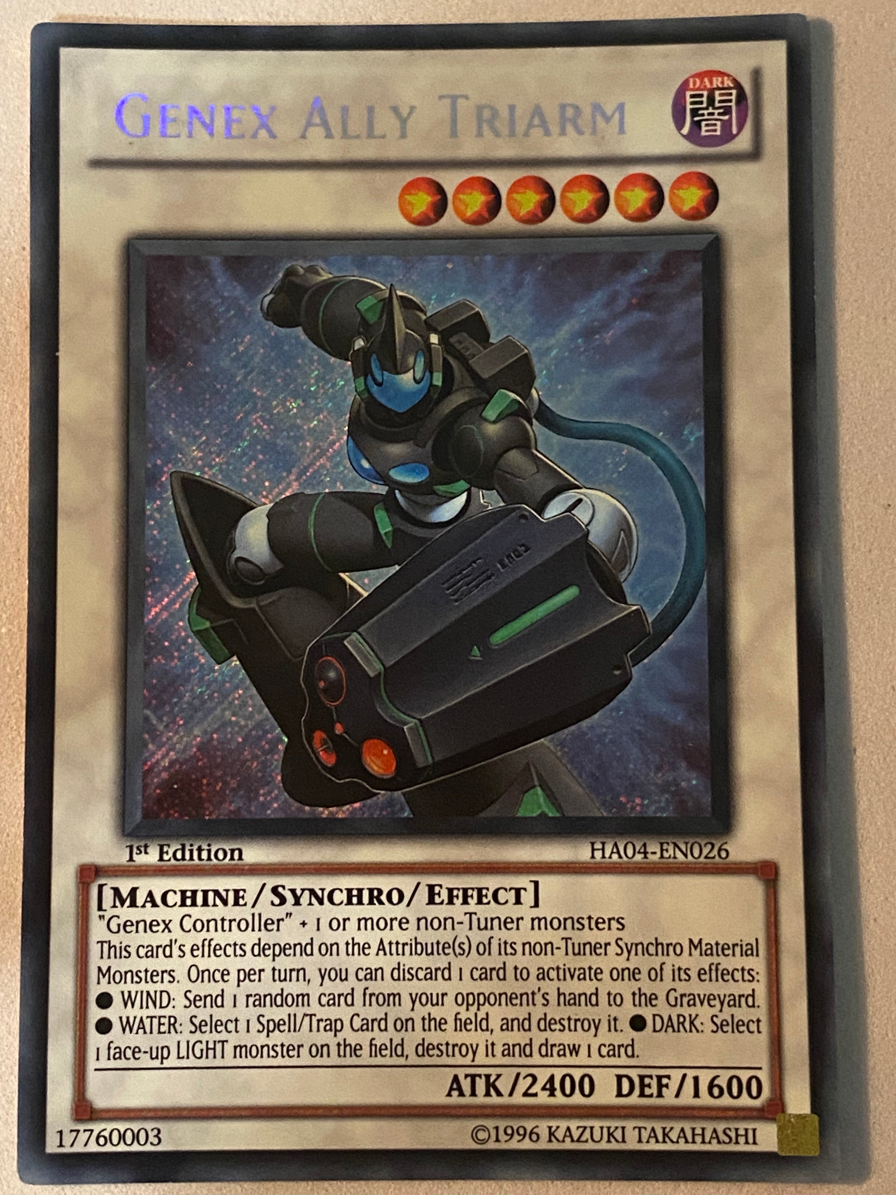 Genex Ally Triarm HA04-EN026 – Genesis TCG