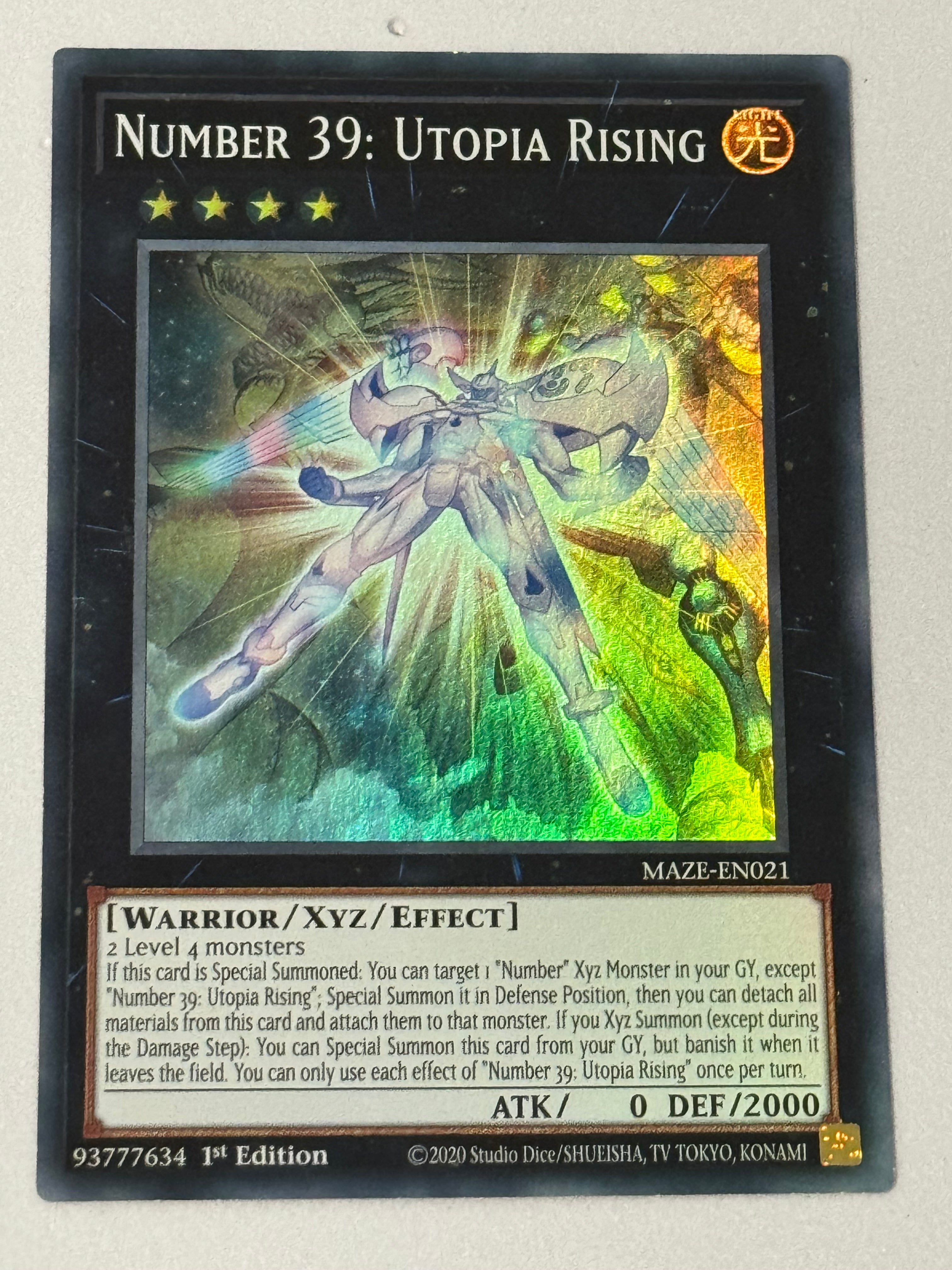 Number 39: Utopia Rising MAZE-EN021 – Genesis TCG