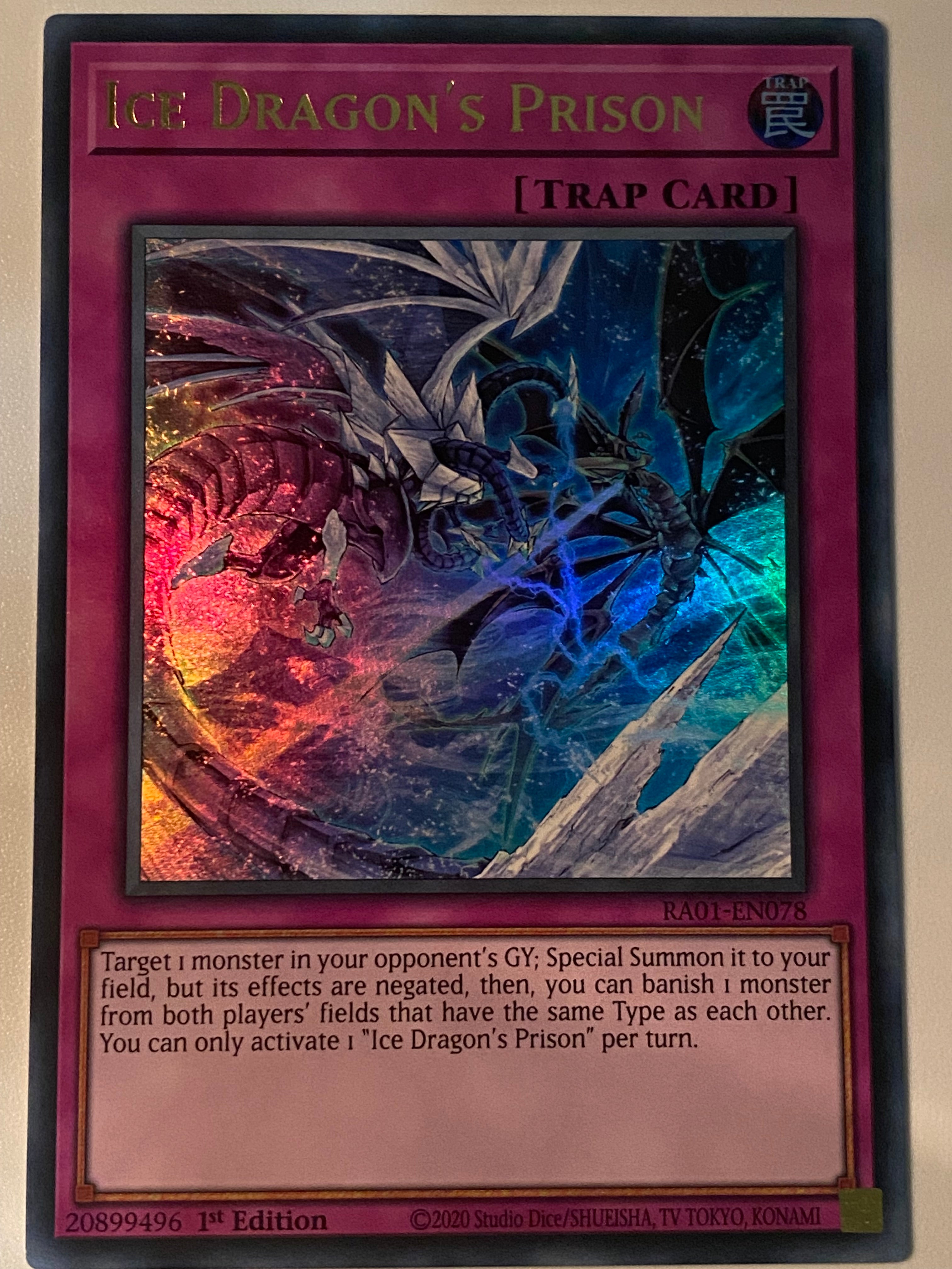 Ice Dragon’s Prison RA01-EN078 – Genesis TCG