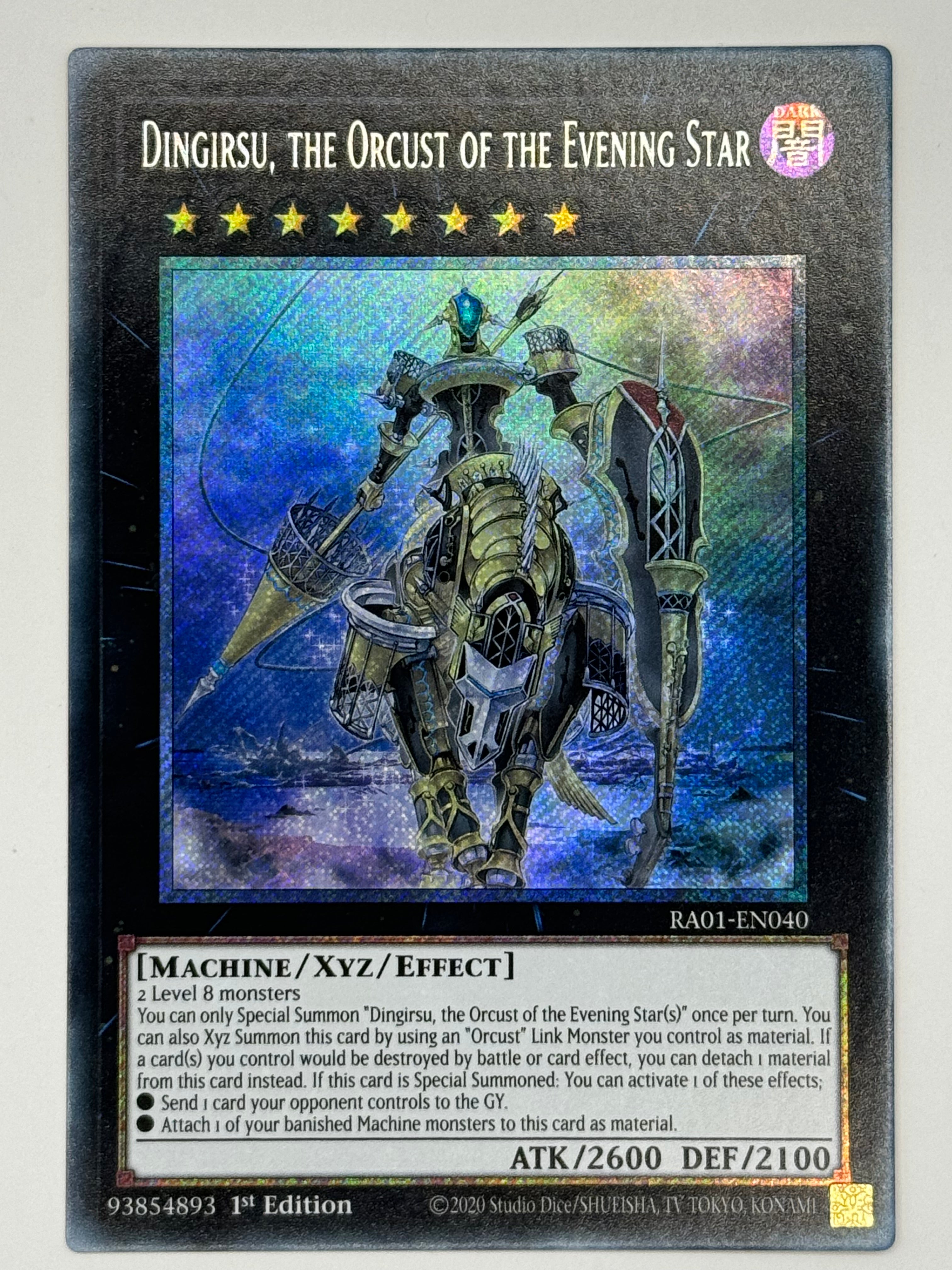 Dingirsu, The Orcust Of The Evening Star RA01-EN040 – Genesis TCG