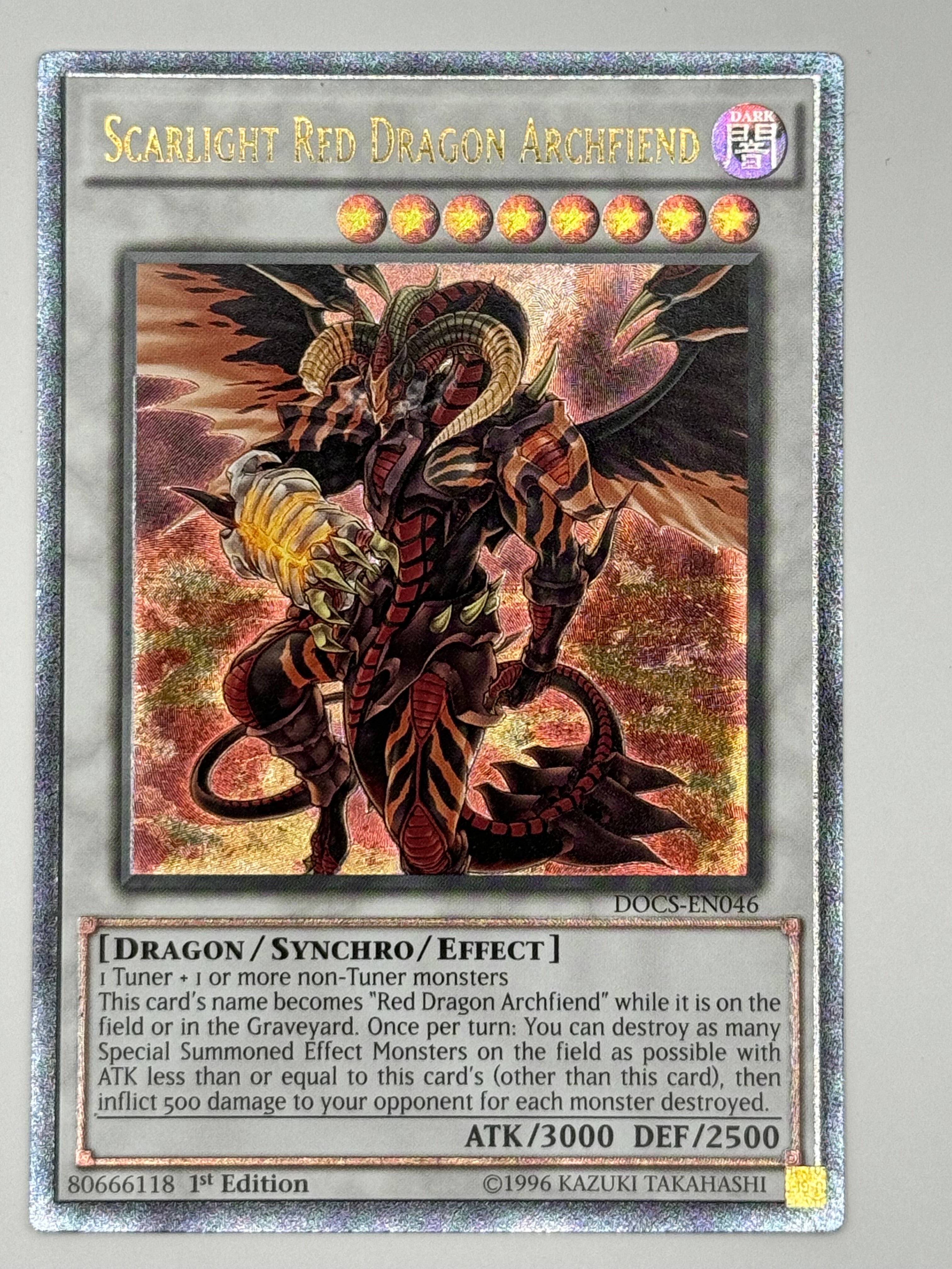 Scarlight Red Dragon Archfiend DOCS-EN046 – Genesis TCG
