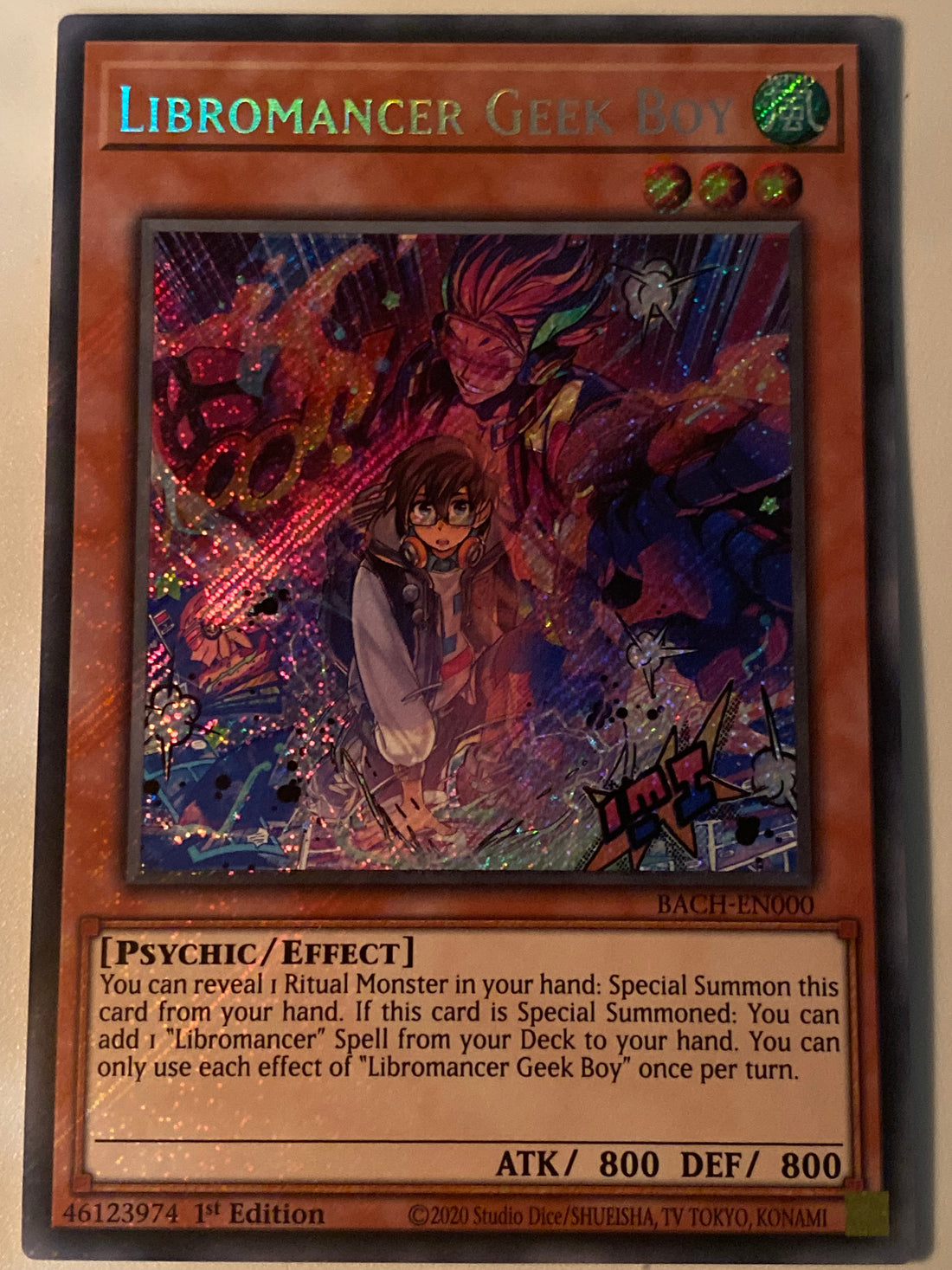 Libromancer Geek Boy BACH-EN000 – Genesis TCG