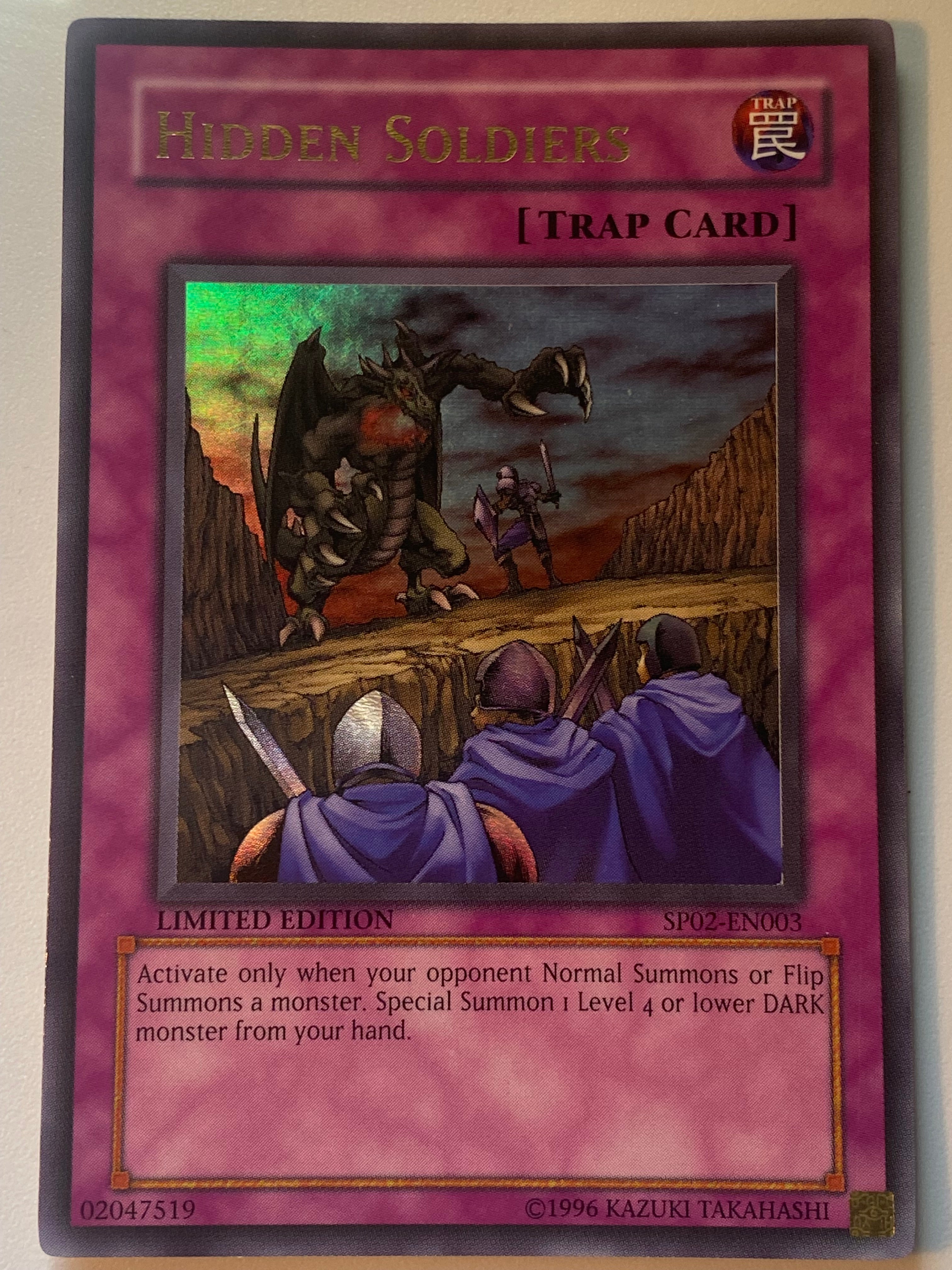 Hidden Soldiers SP02-EN003 – Genesis TCG