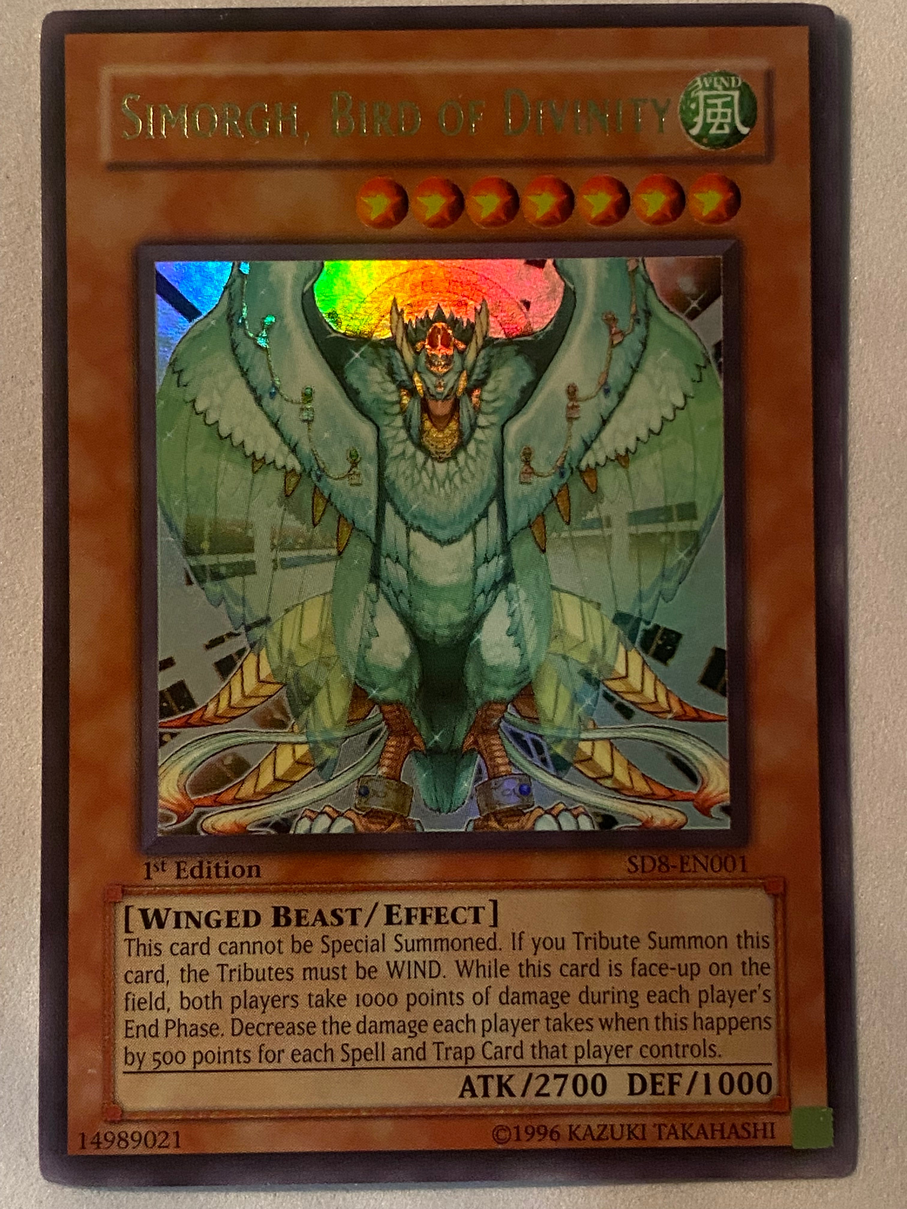 Simorgh, Bird Of Divinity SD8-EN001 – Genesis TCG