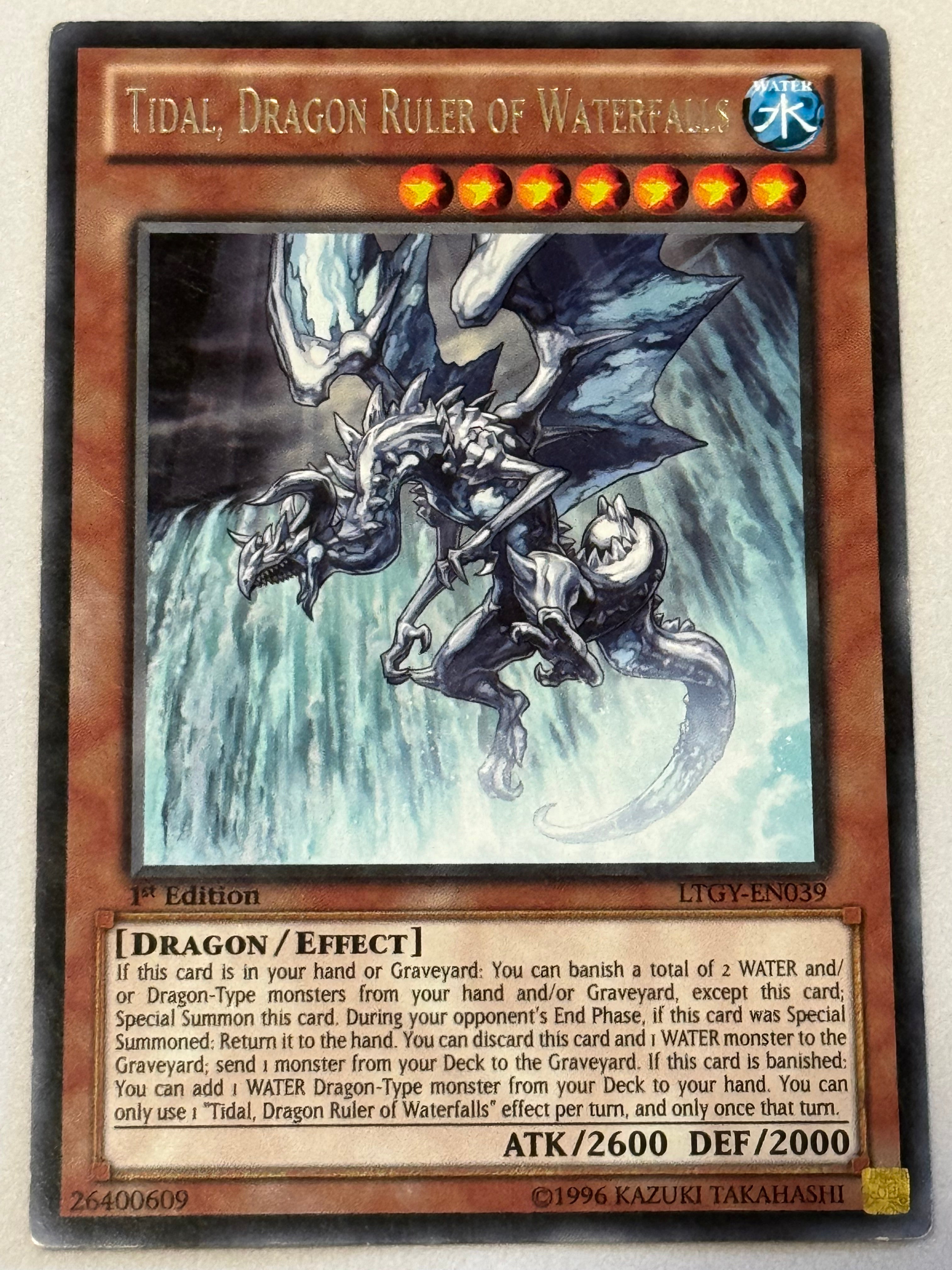 Tidal, Dragon Ruler Of Waterfalls LTGY-EN039 – Genesis TCG