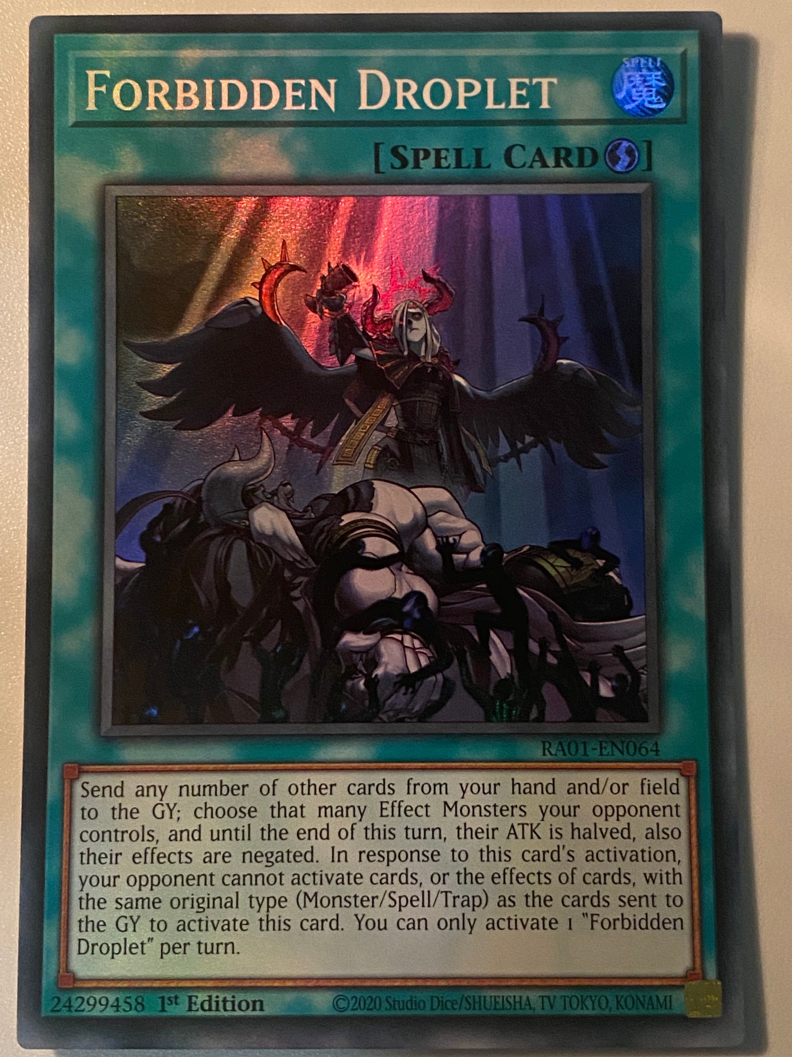 Forbidden Droplet RA01-EN064 – Genesis TCG