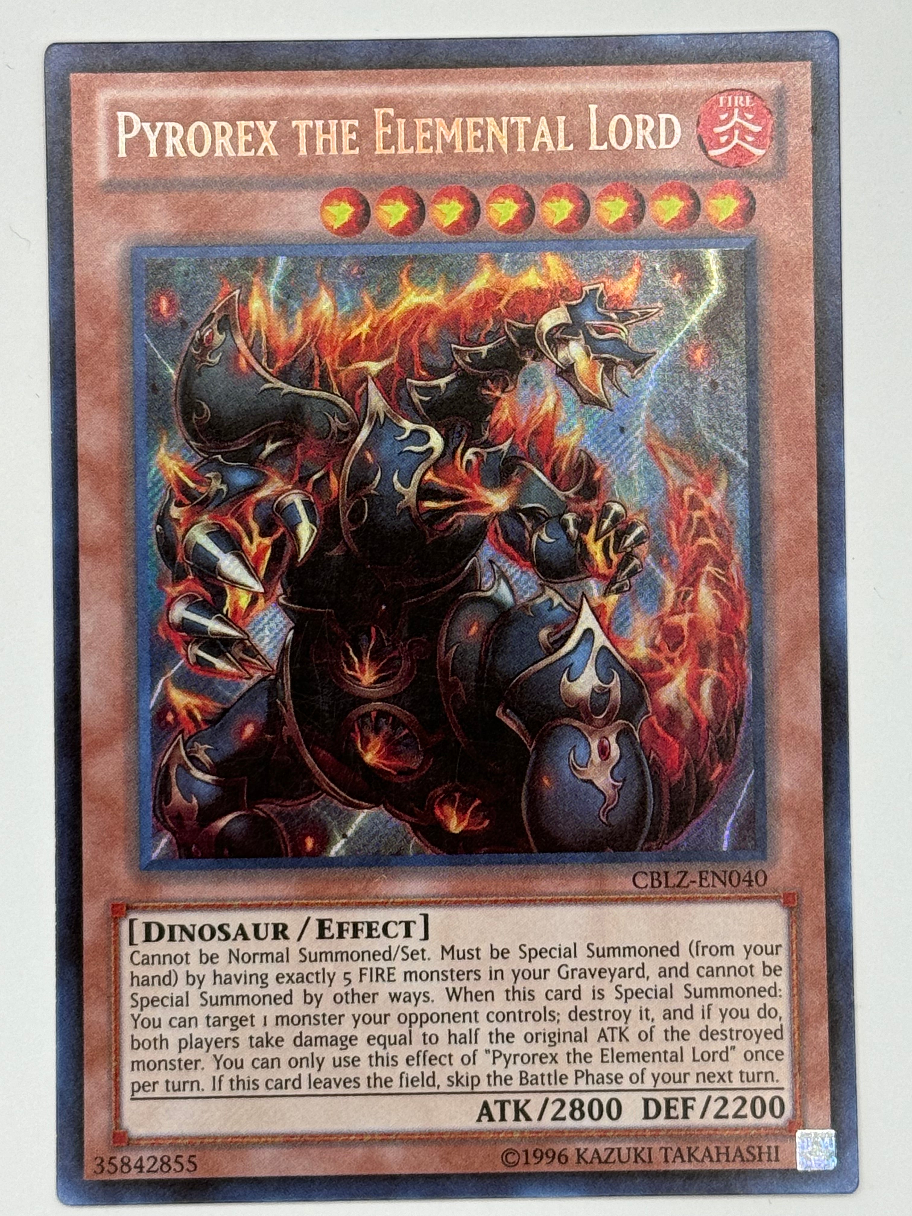 Pyrorex The Elemental Lord CBLZ-EN040 – Genesis TCG