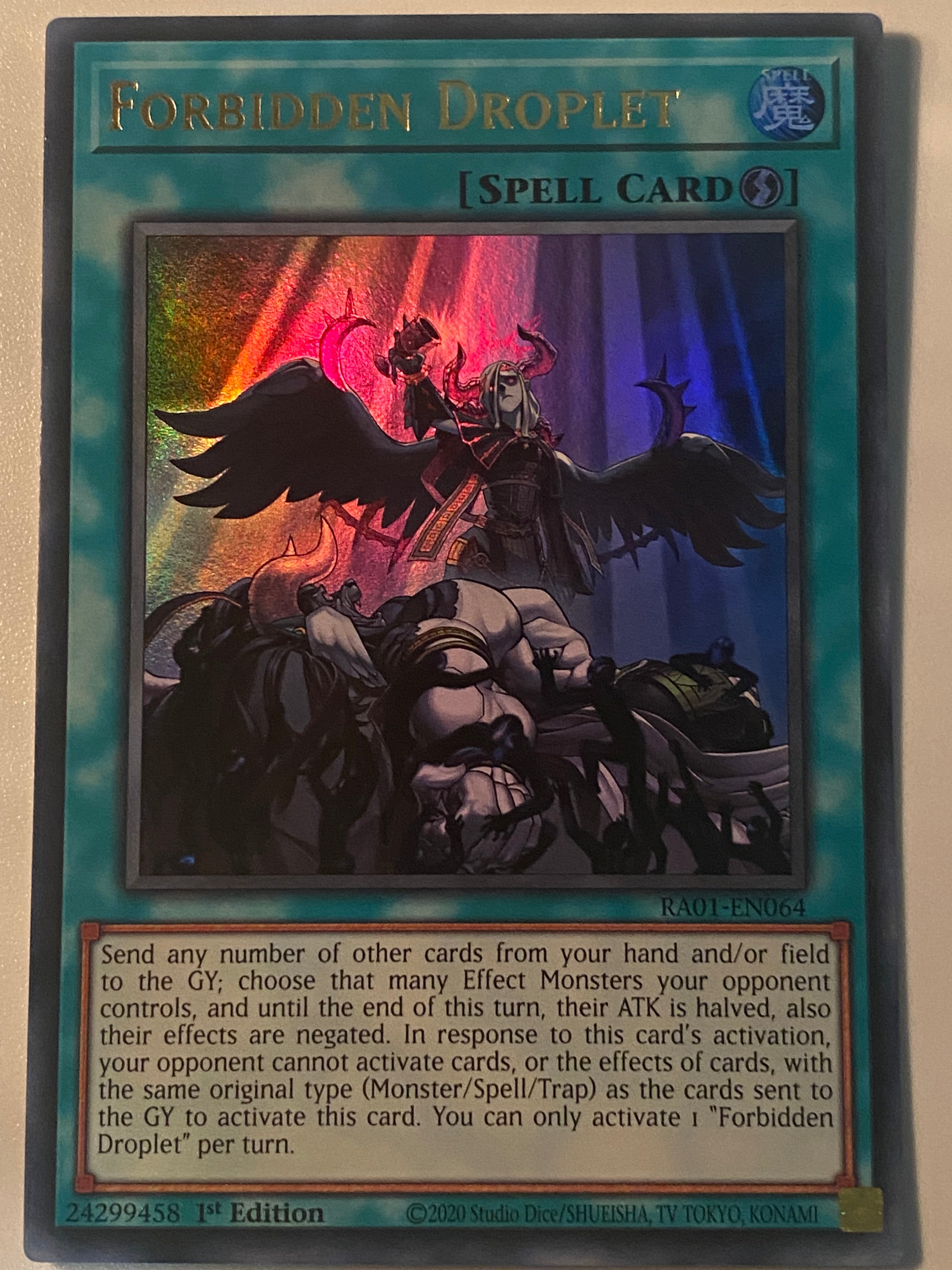 Forbidden Droplet RA01-EN064 – Genesis TCG