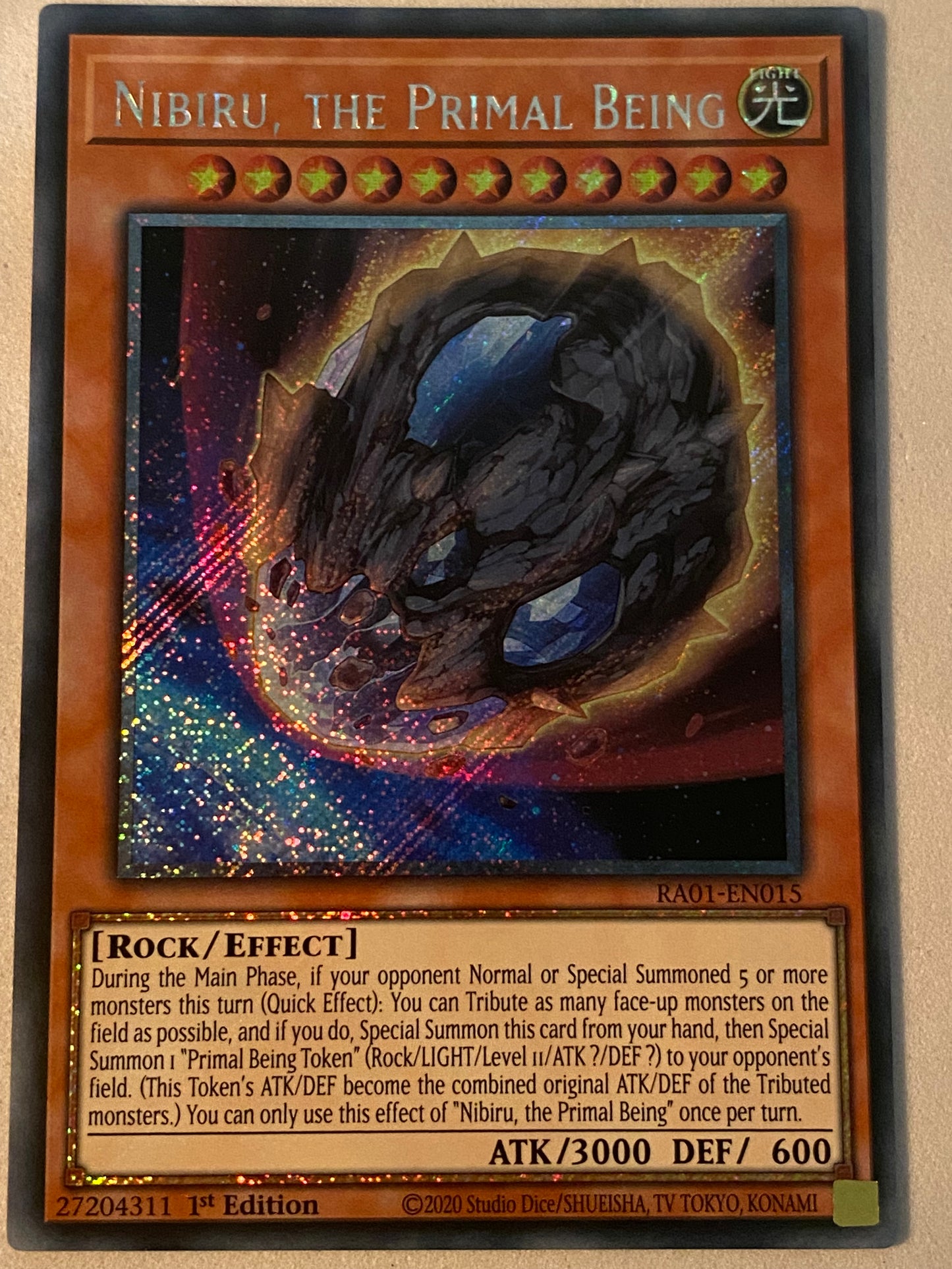 Nibiru, The Primal Being RA01-EN015 – Genesis TCG