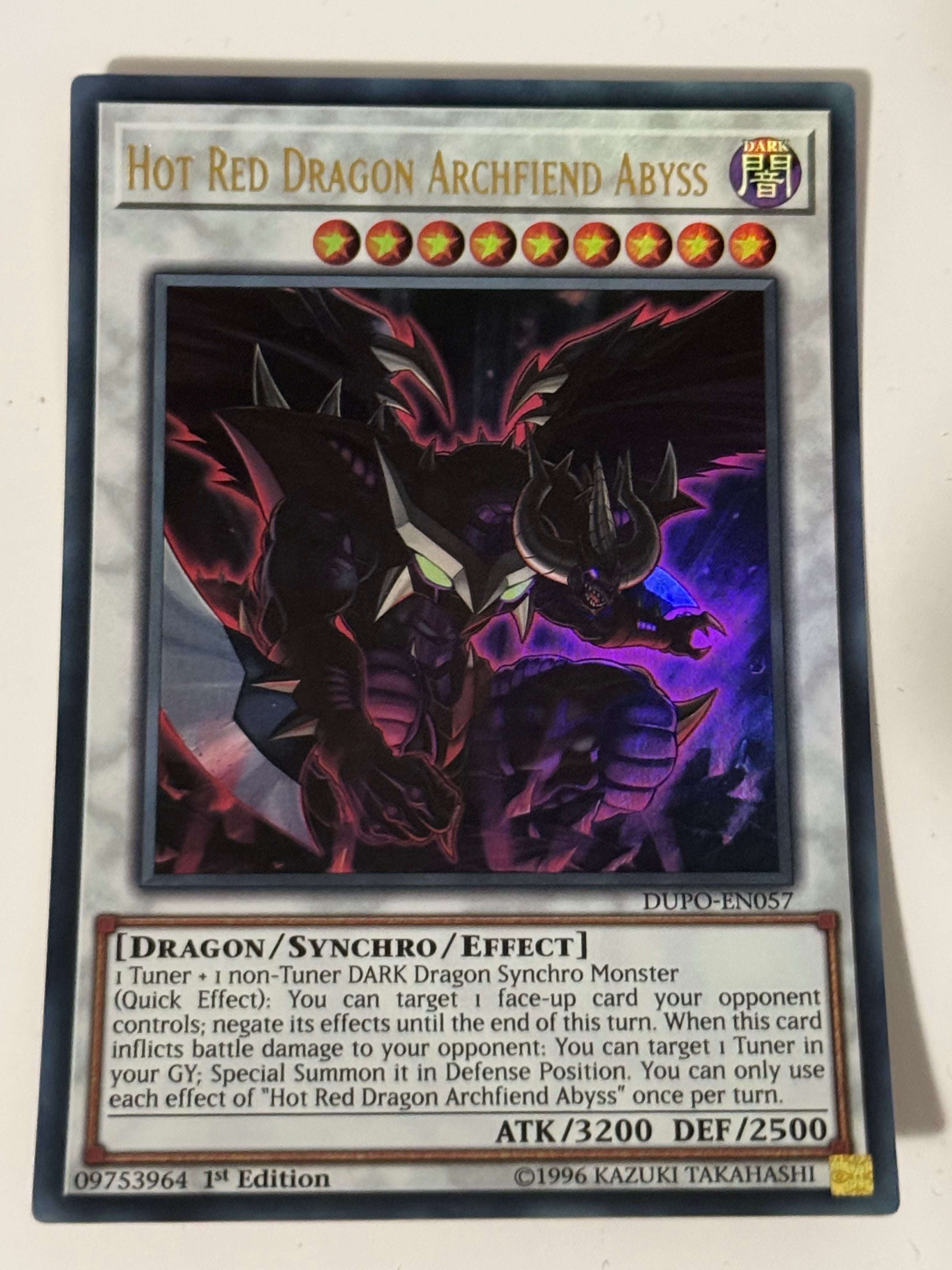 Hot Red Dragon Archfiend Abyss DUPO-EN057 – Genesis TCG