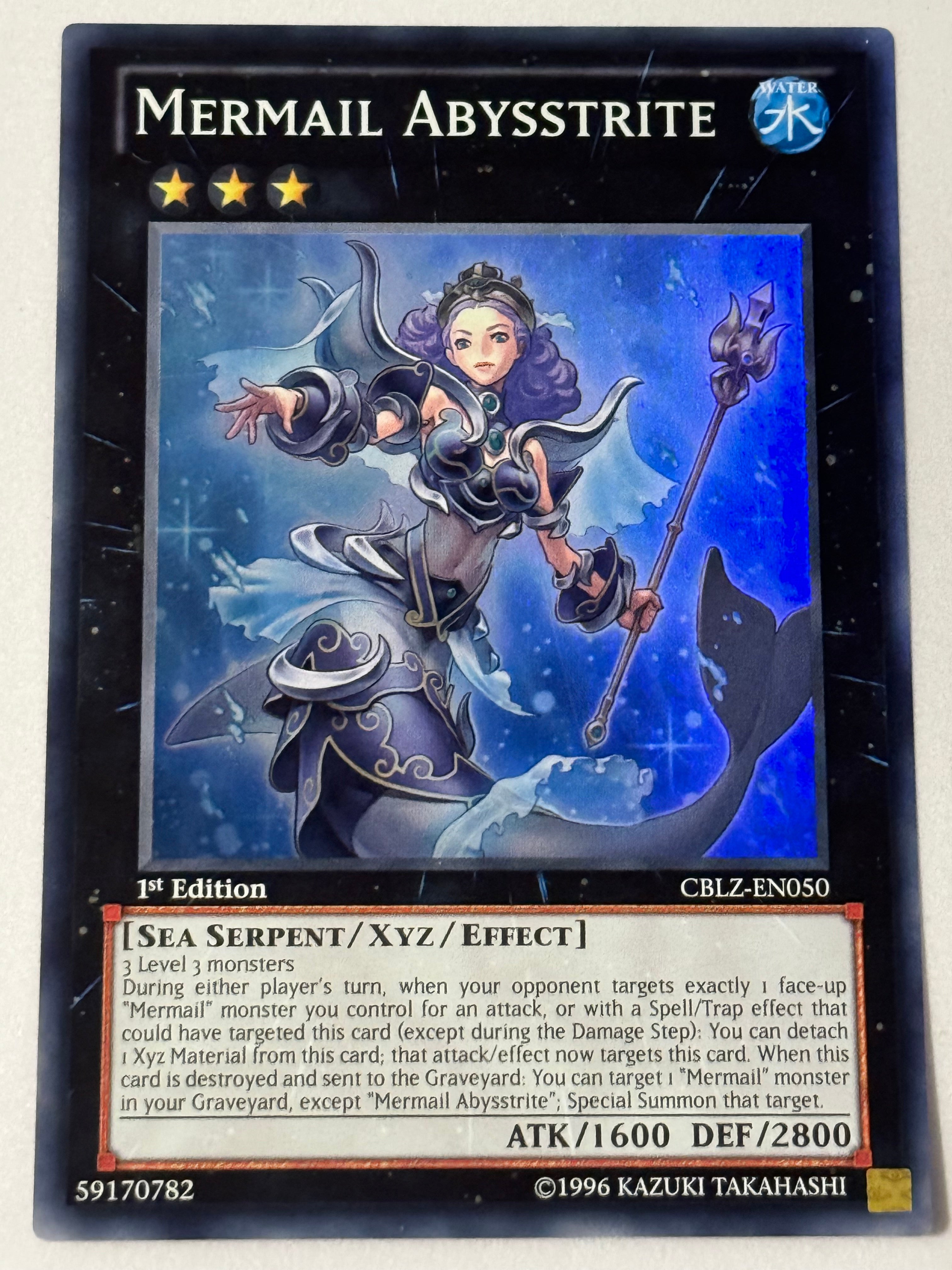 Mermail Abysstrite CBLZ-EN050 – Genesis TCG