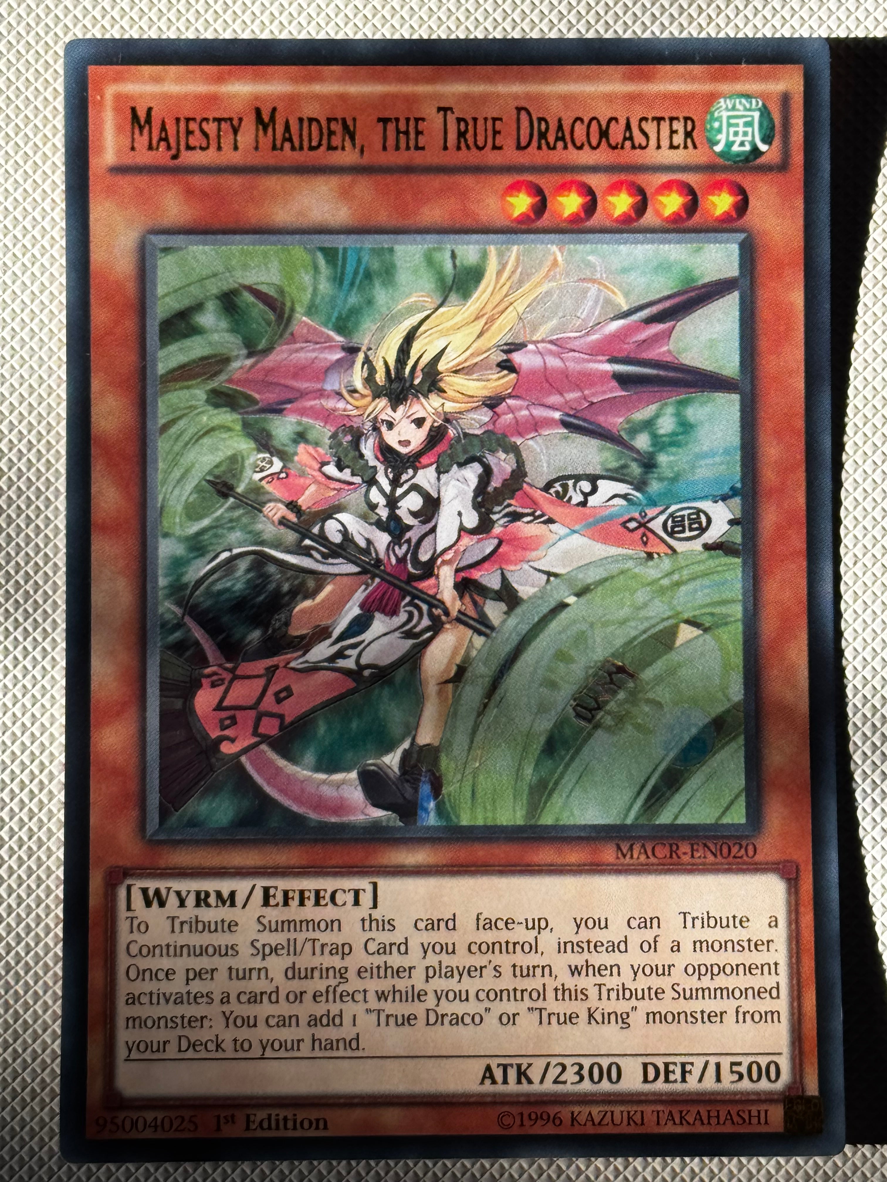 Majesty Maiden, The True Dracocaster MACR-EN020 – Genesis TCG