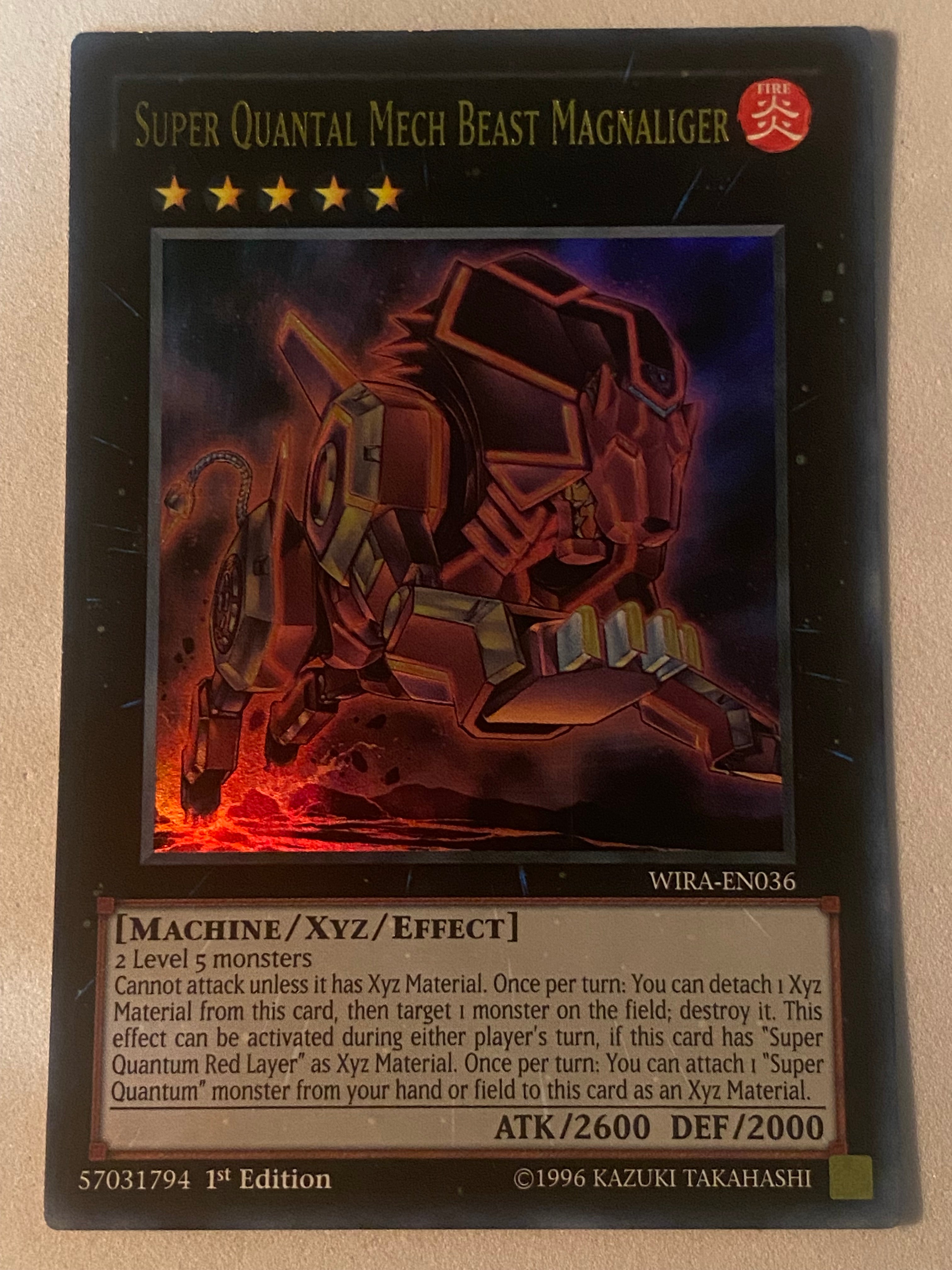 Super Quantal Mech Beast Magnaliger WIRA-EN036 – Genesis TCG