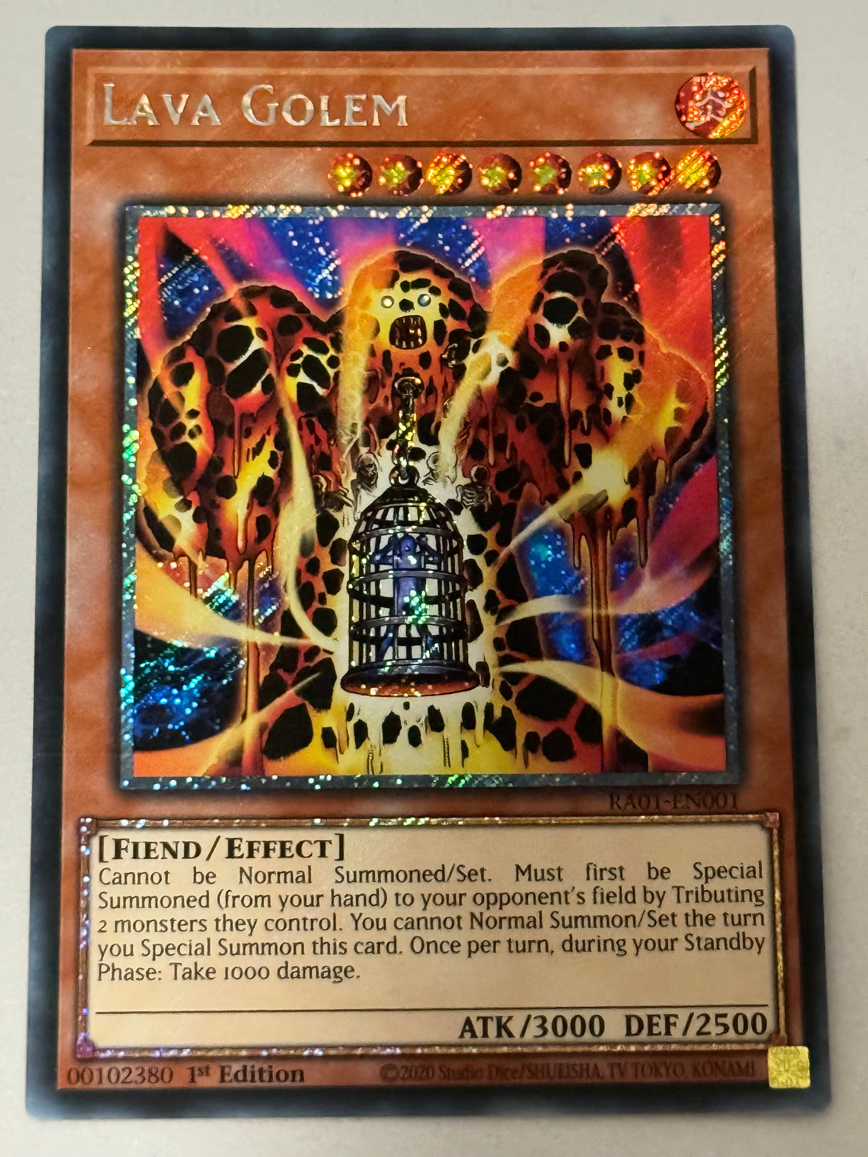 Lava Golem RA01-EN001 – Genesis TCG
