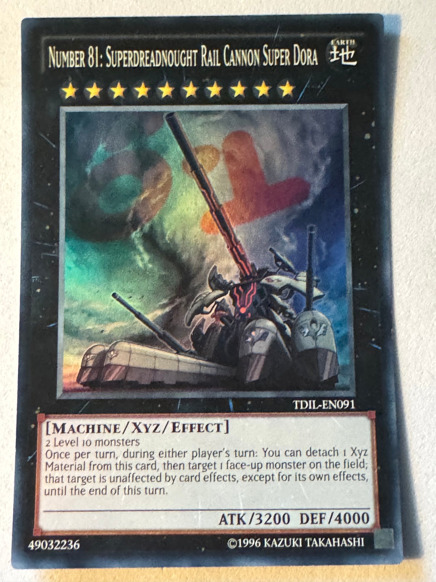 Number 81: Superdreadnought Rail Cannon Super Dora TDIL-EN091 – Genesis TCG