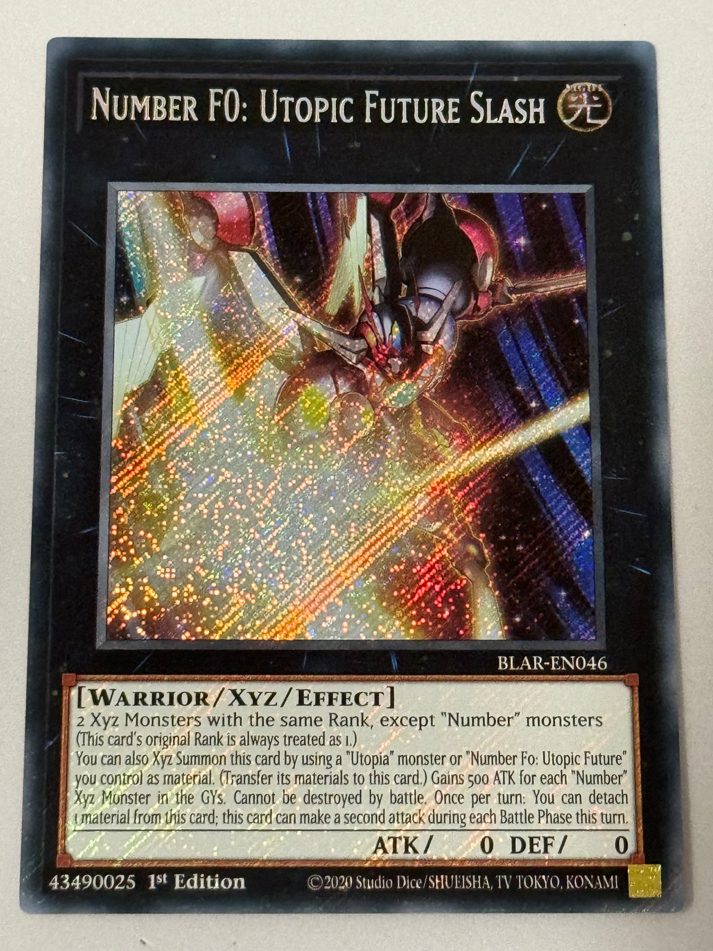 Number F0: Utopic Future Slash BLAR-EN046 – Genesis TCG Number F0: Utopic Future Slash BLAR-EN046 – Genesis TCG