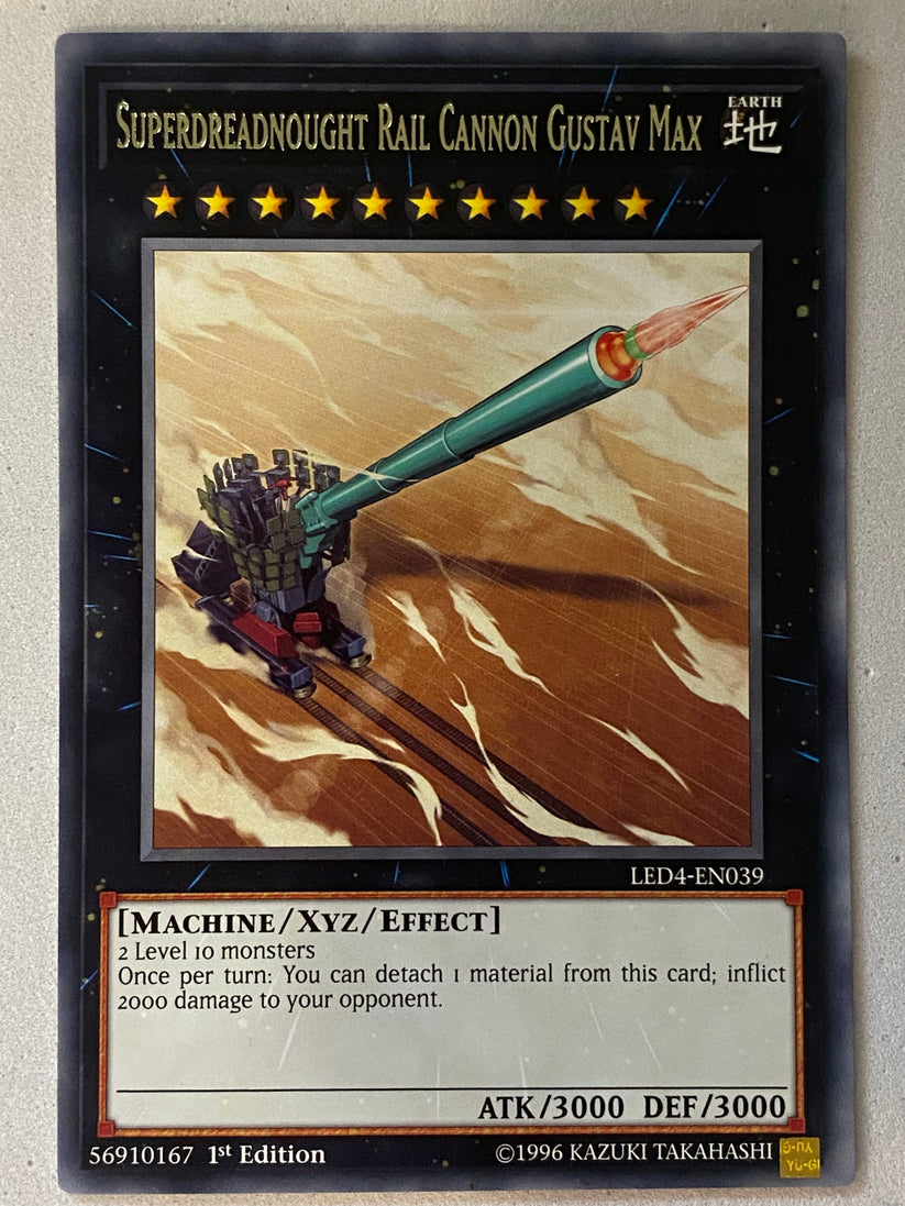 Superdreadnought Rail Cannon Gustav Max LED4-EN039 – Genesis TCG