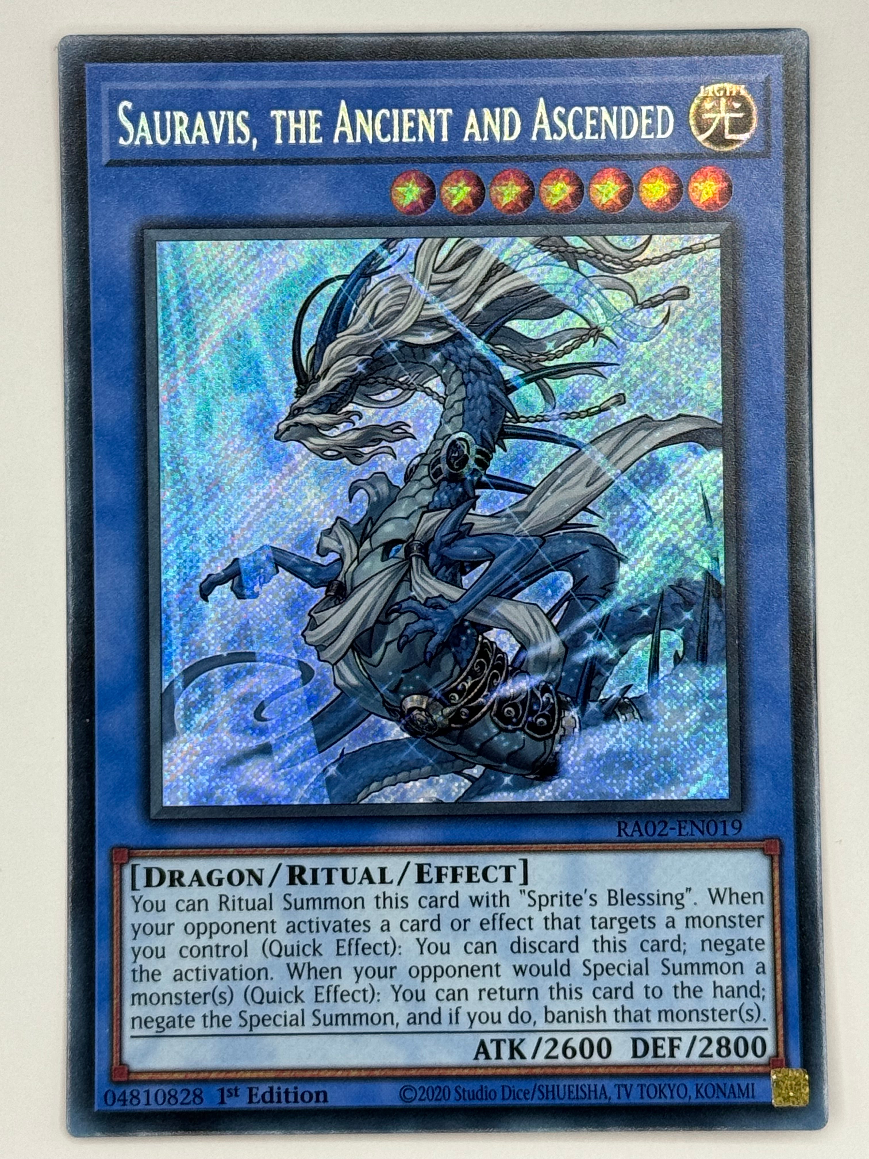 Sauravis, The Ancient & Ascended RA02-EN019 – Genesis TCG