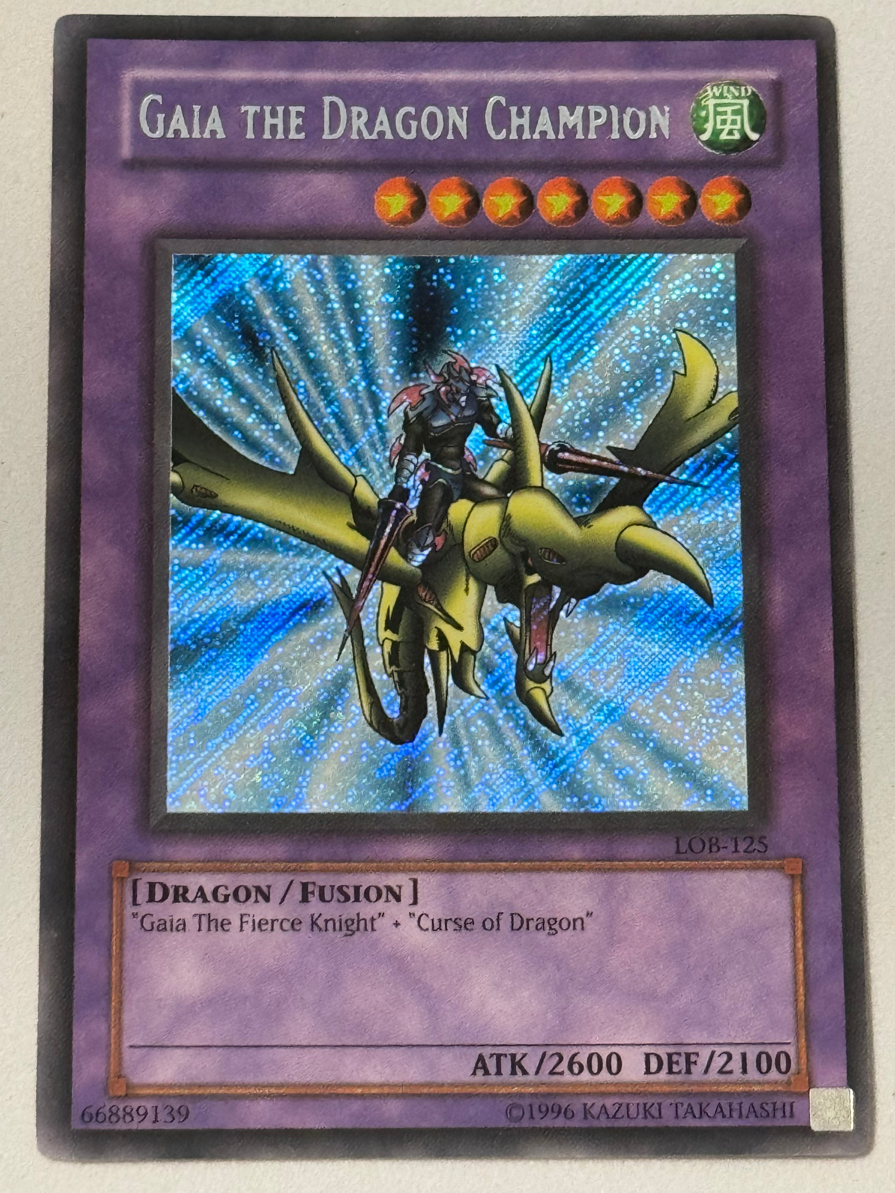 Gaia The Dragon Champion LOB-125 – Genesis TCG