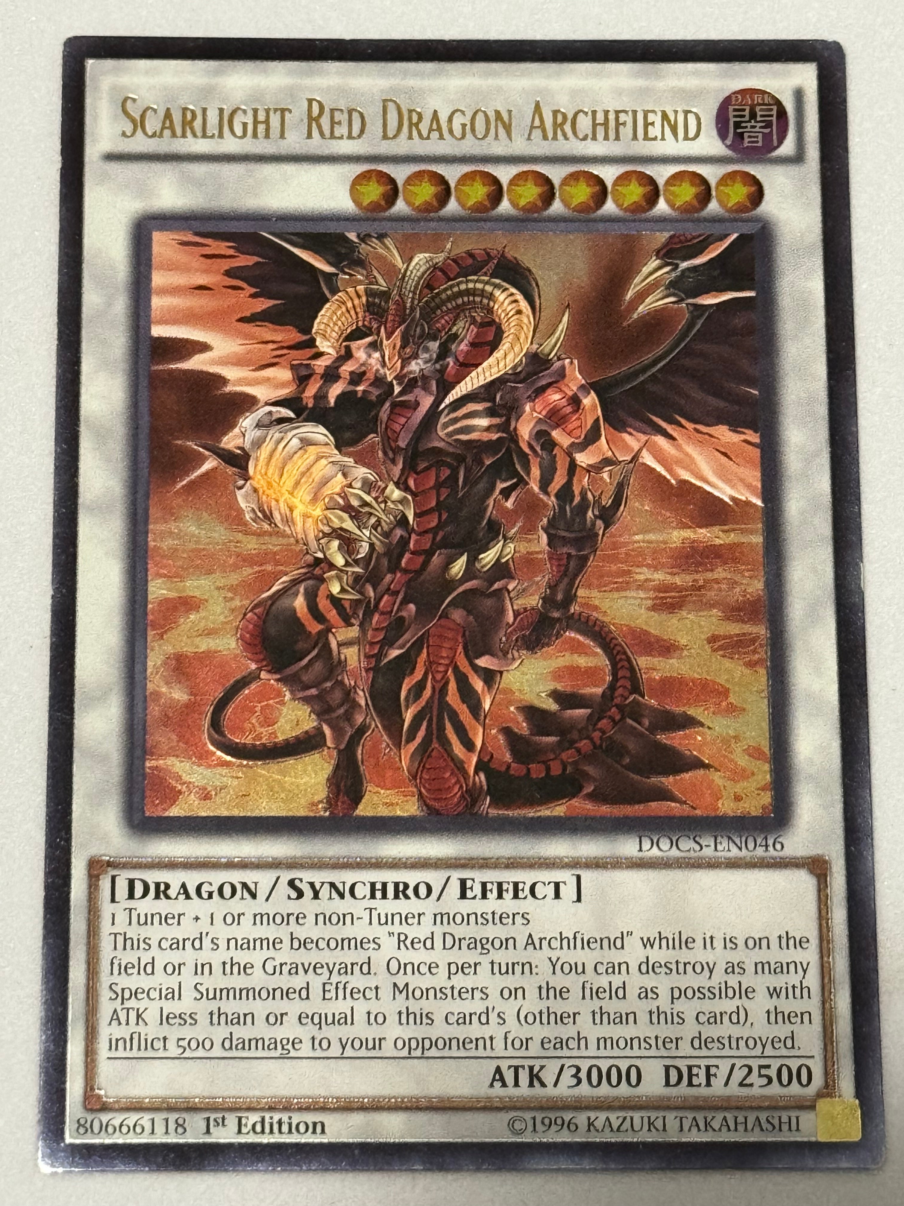 Scarlight Red Dragon Archfiend DOCS-EN046 – Genesis TCG