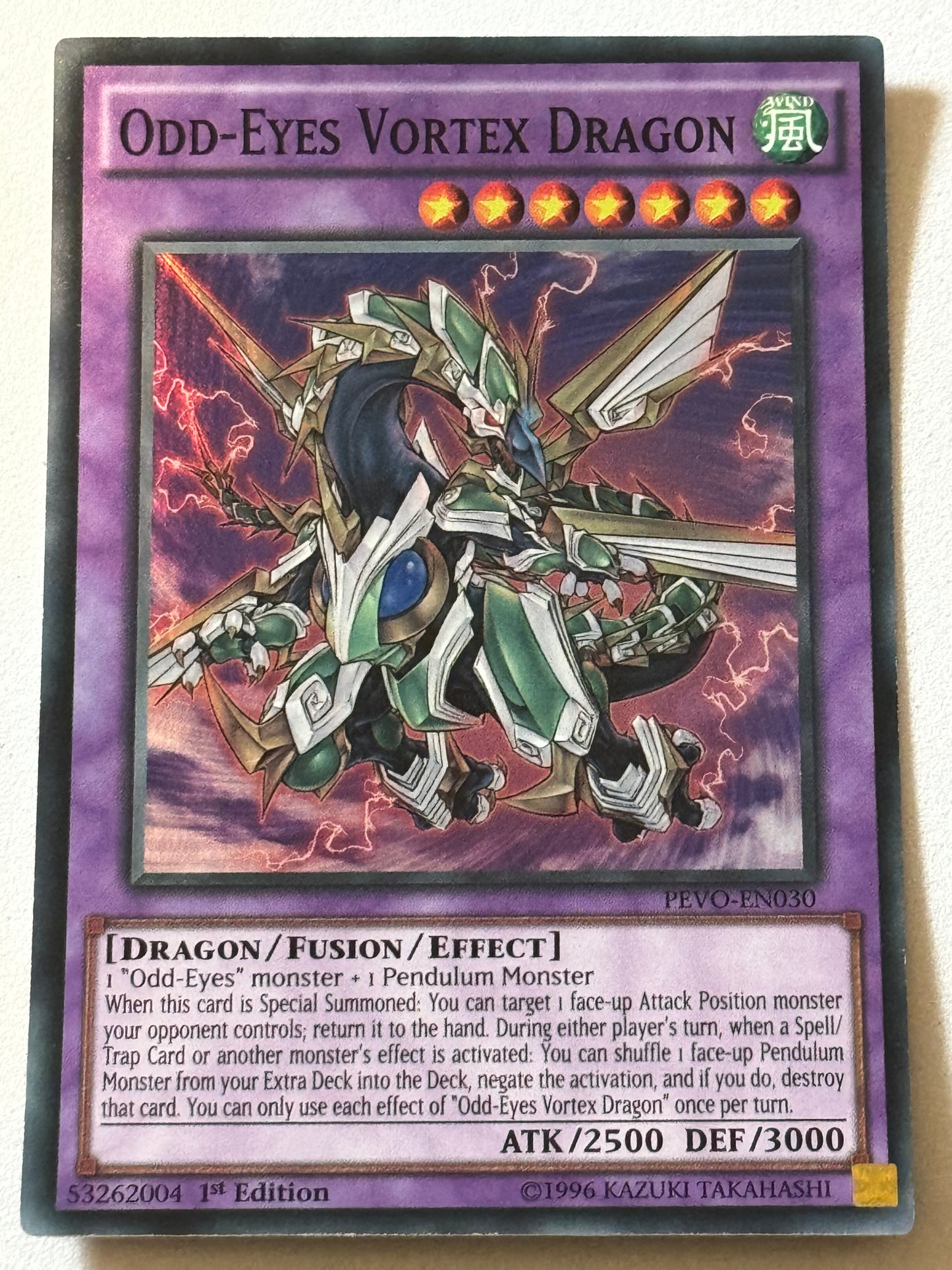 Odd-Eyes Vortex Dragon PEVO-EN030 – Genesis TCG