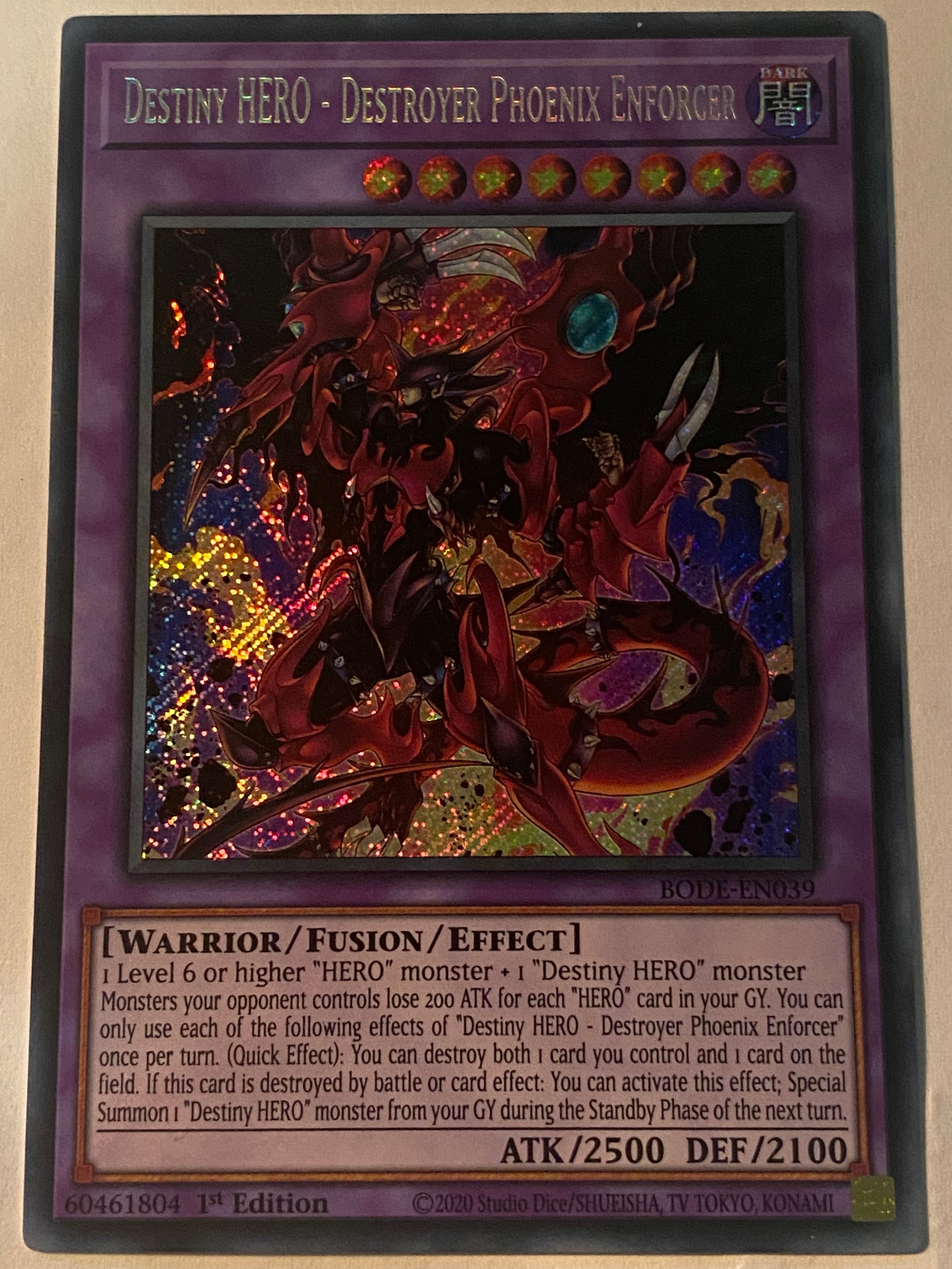 Destiny HERO - Destroyer Phoenix Enforcer BODE-EN039 – Genesis TCG