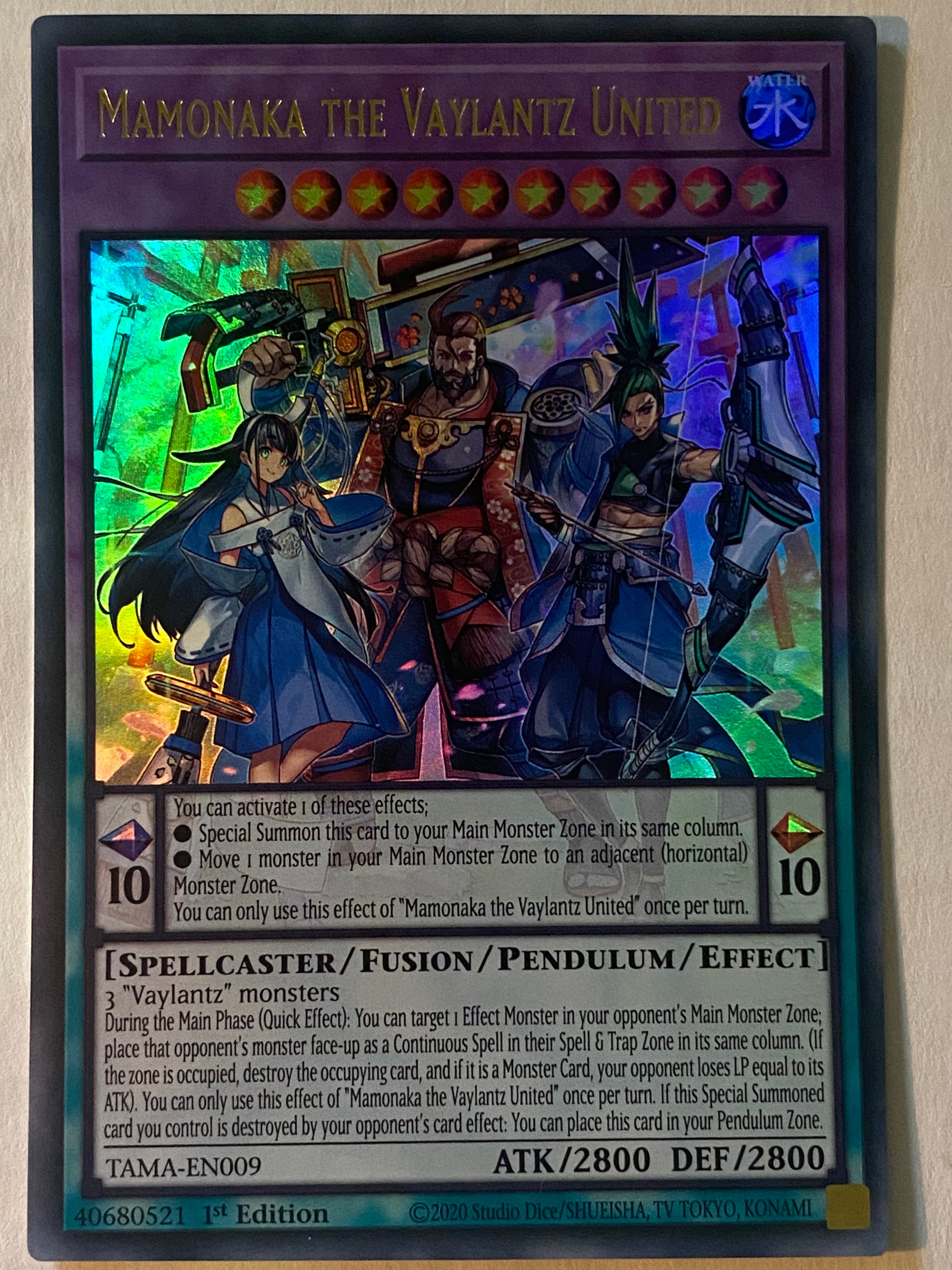 Mamonaka The Vaylantz United TAMA-EN009 – Genesis TCG