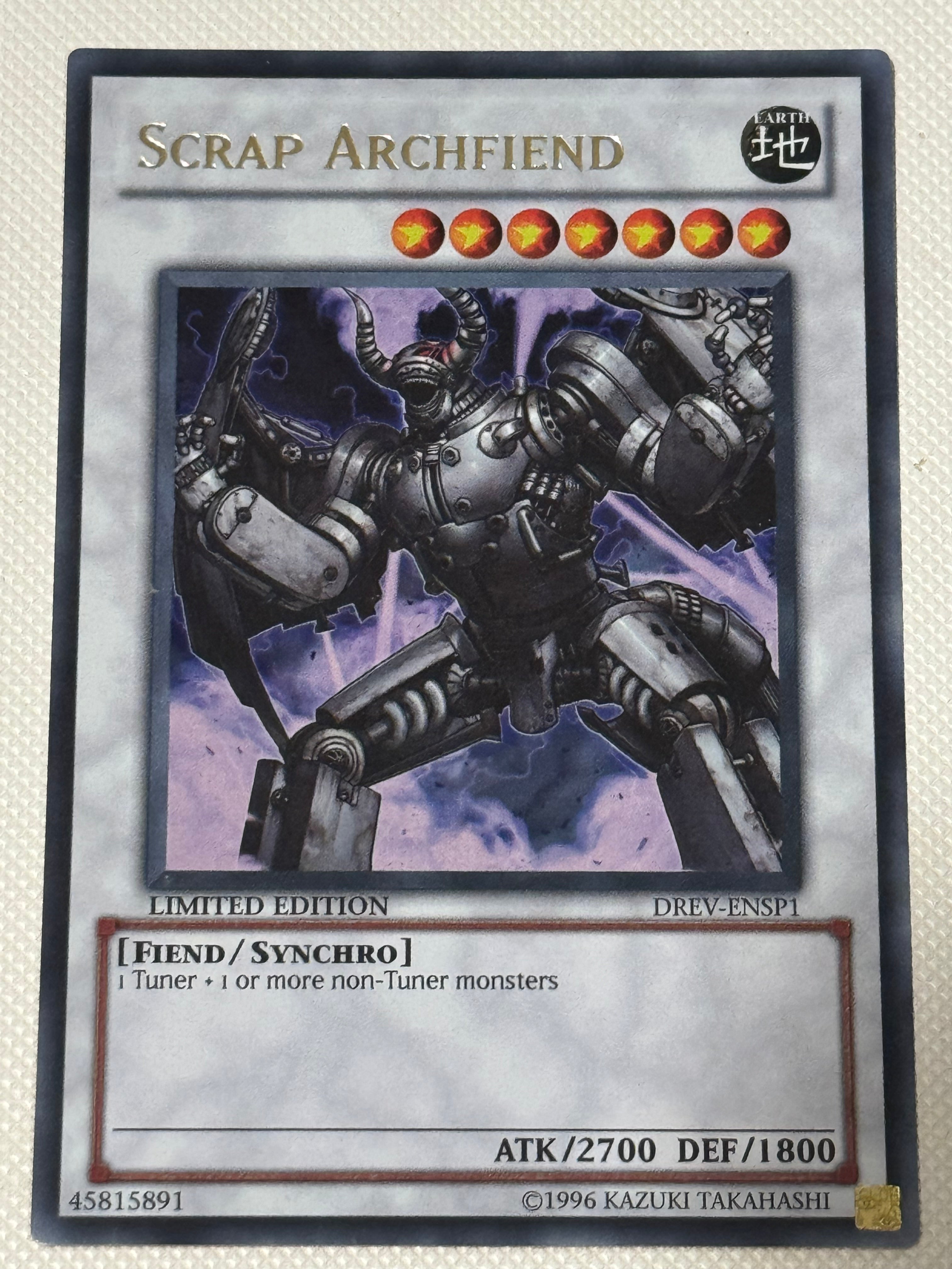 Scrap Archfiend DREV-ENSP1 – Genesis TCG