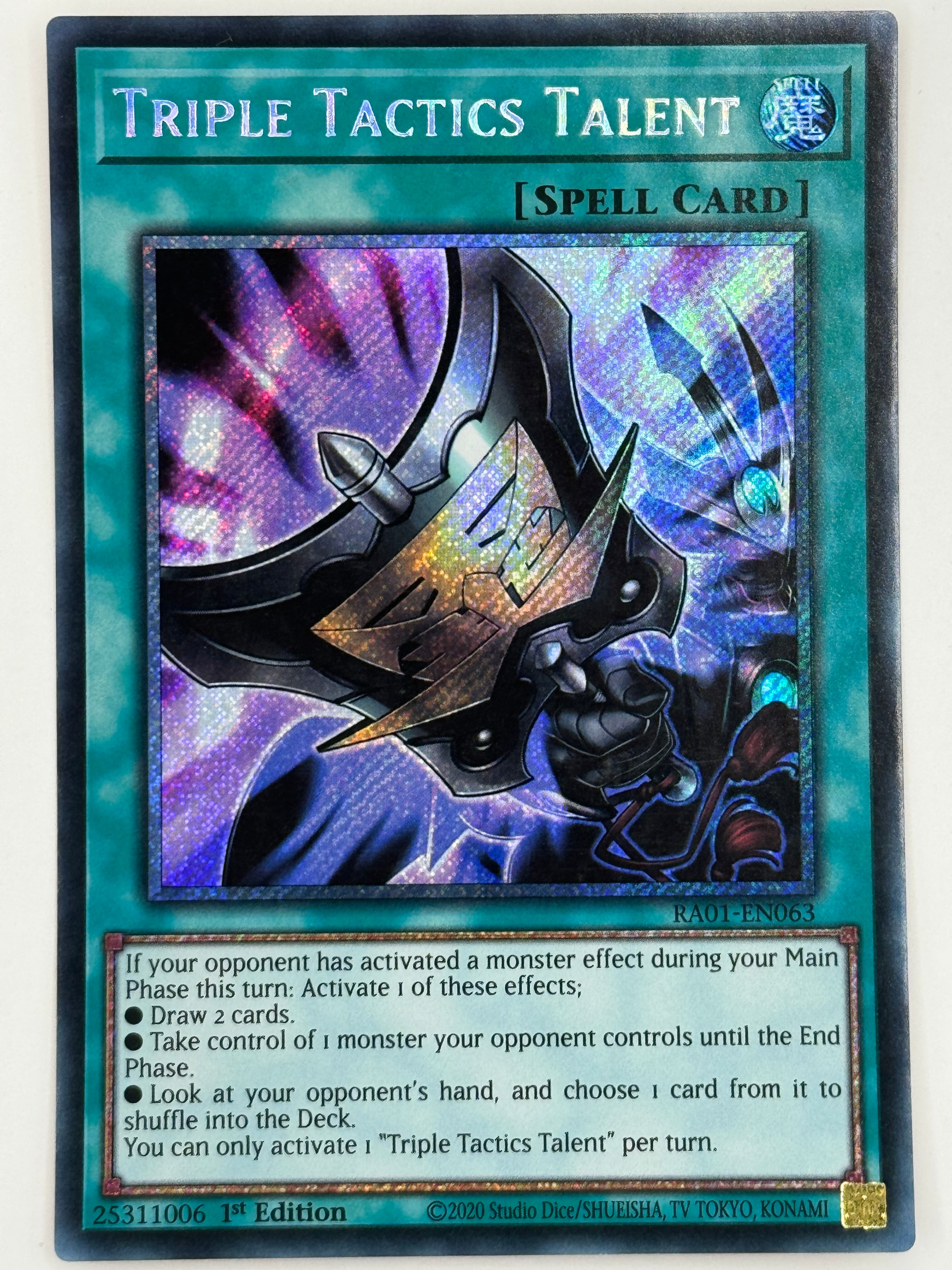 Triple Tactics Talent RA01-EN063 – Genesis TCG