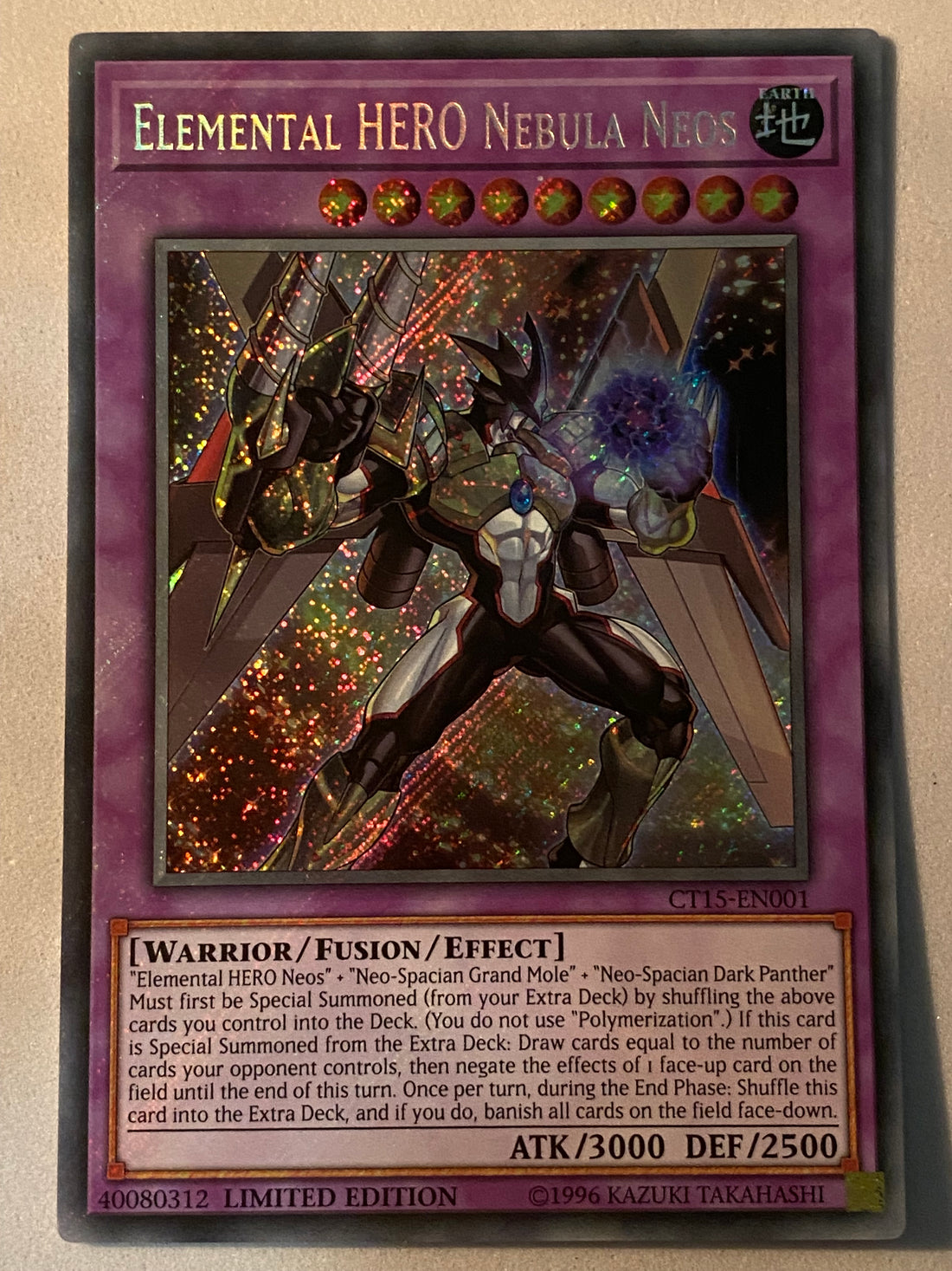 Elemental HERO Nebula Neos CT15-EN001 – Genesis TCG