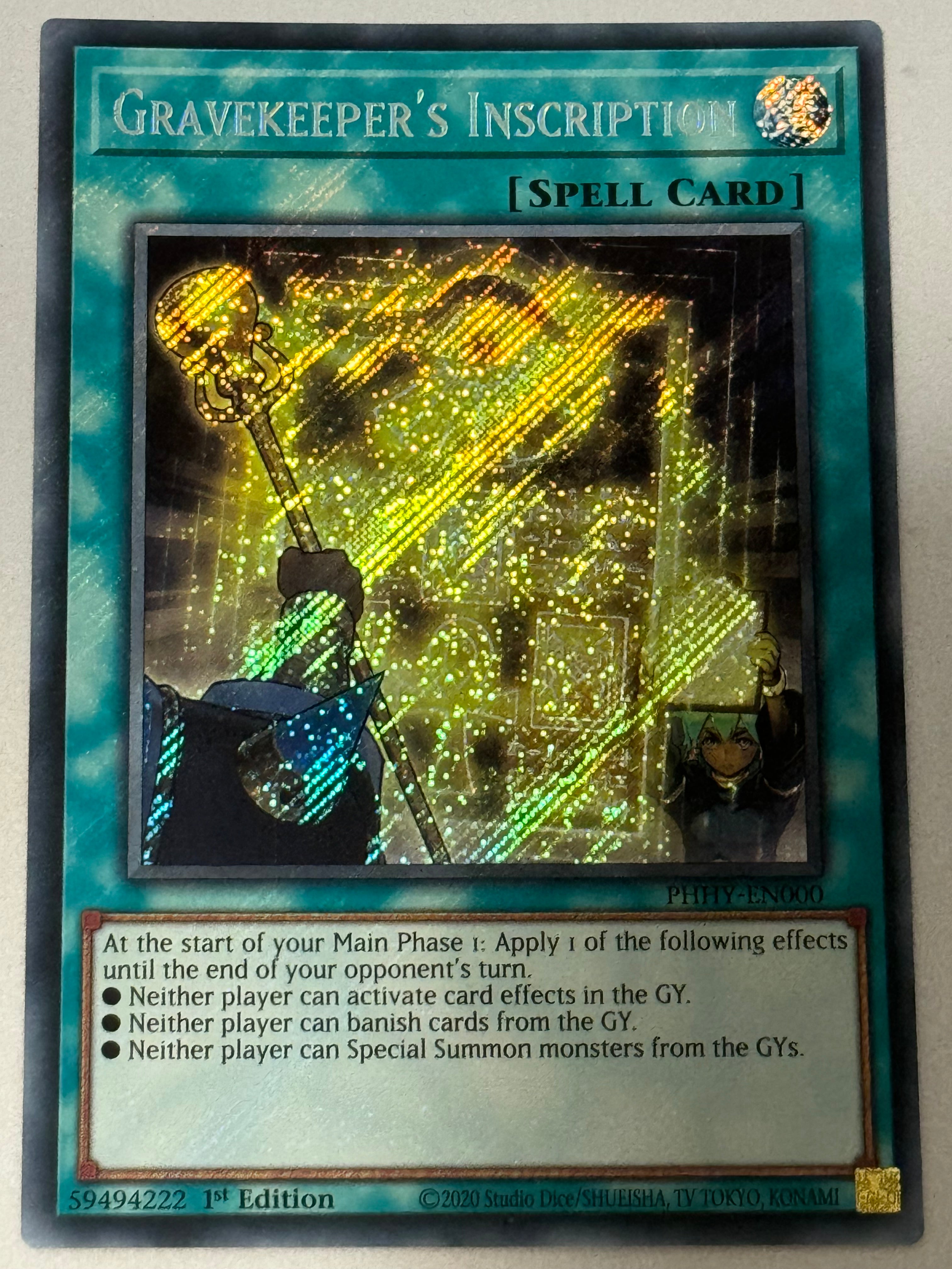Gravekeeper’s Inscription PHHY-EN000 – Genesis TCG