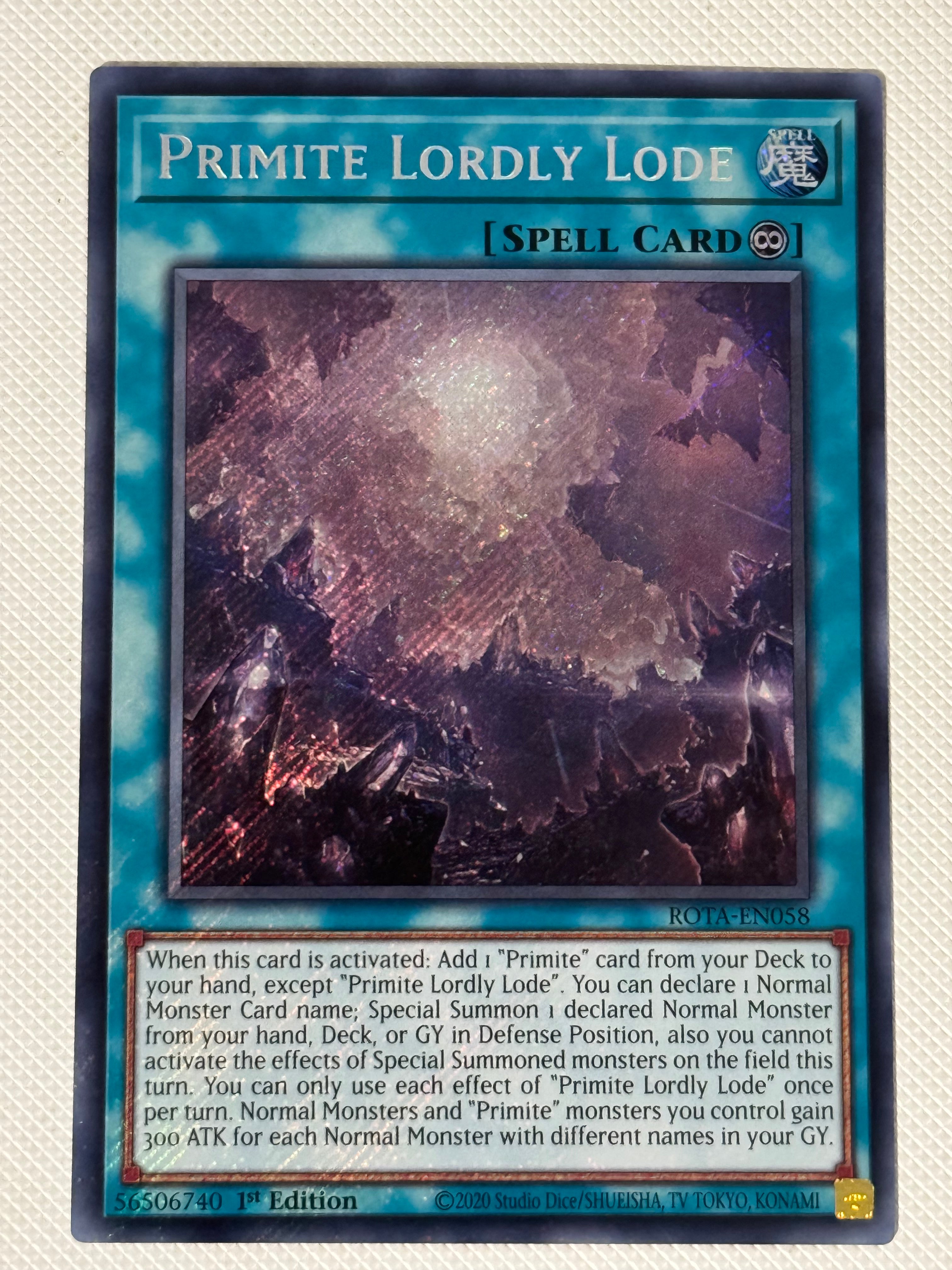 Primite Lordly Lode ROTA-EN058 – Genesis TCG