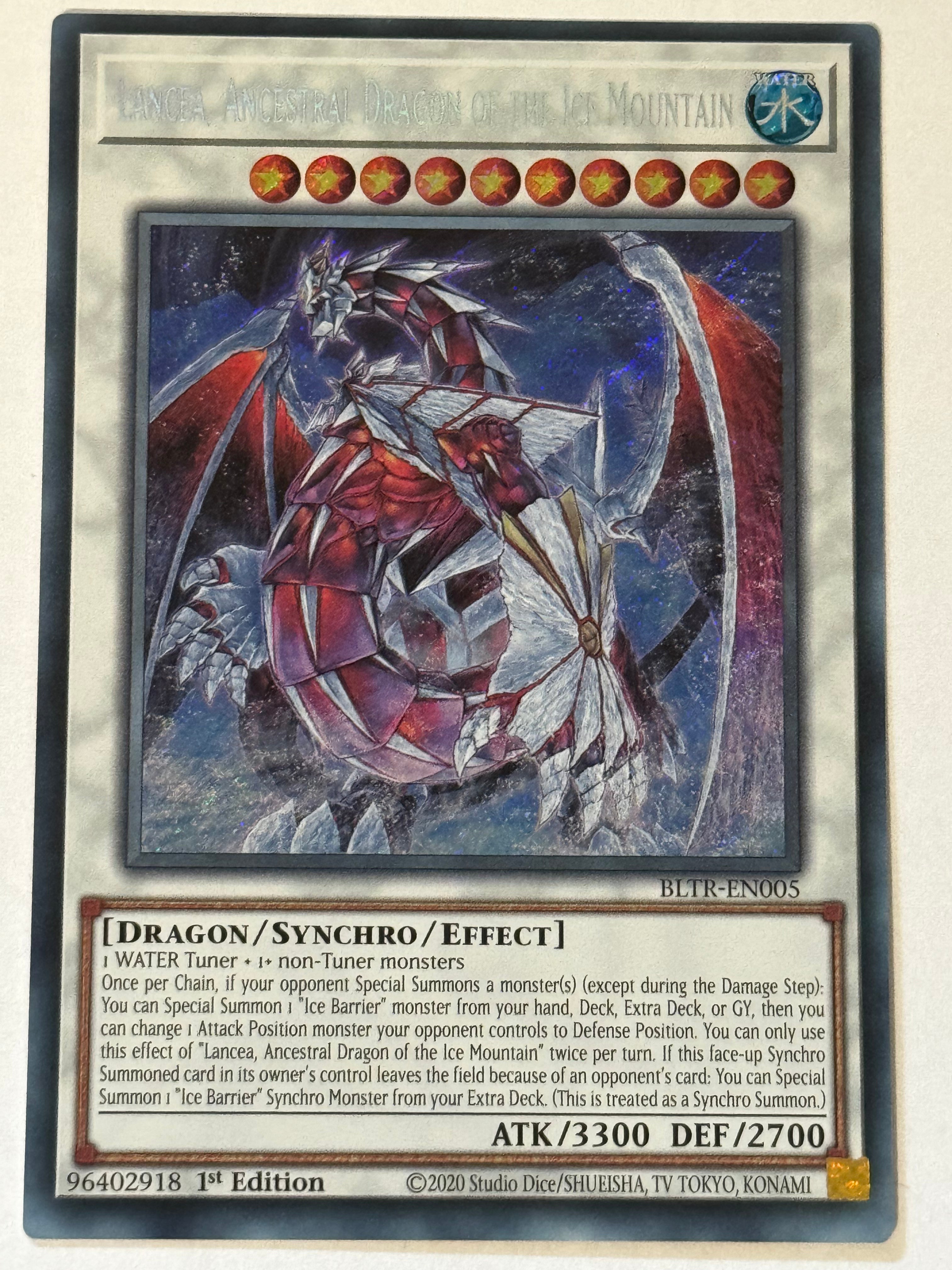 Lancea, Ancestral Dragon Of The Ice Mountain BLTR-EN005 – Genesis TCG