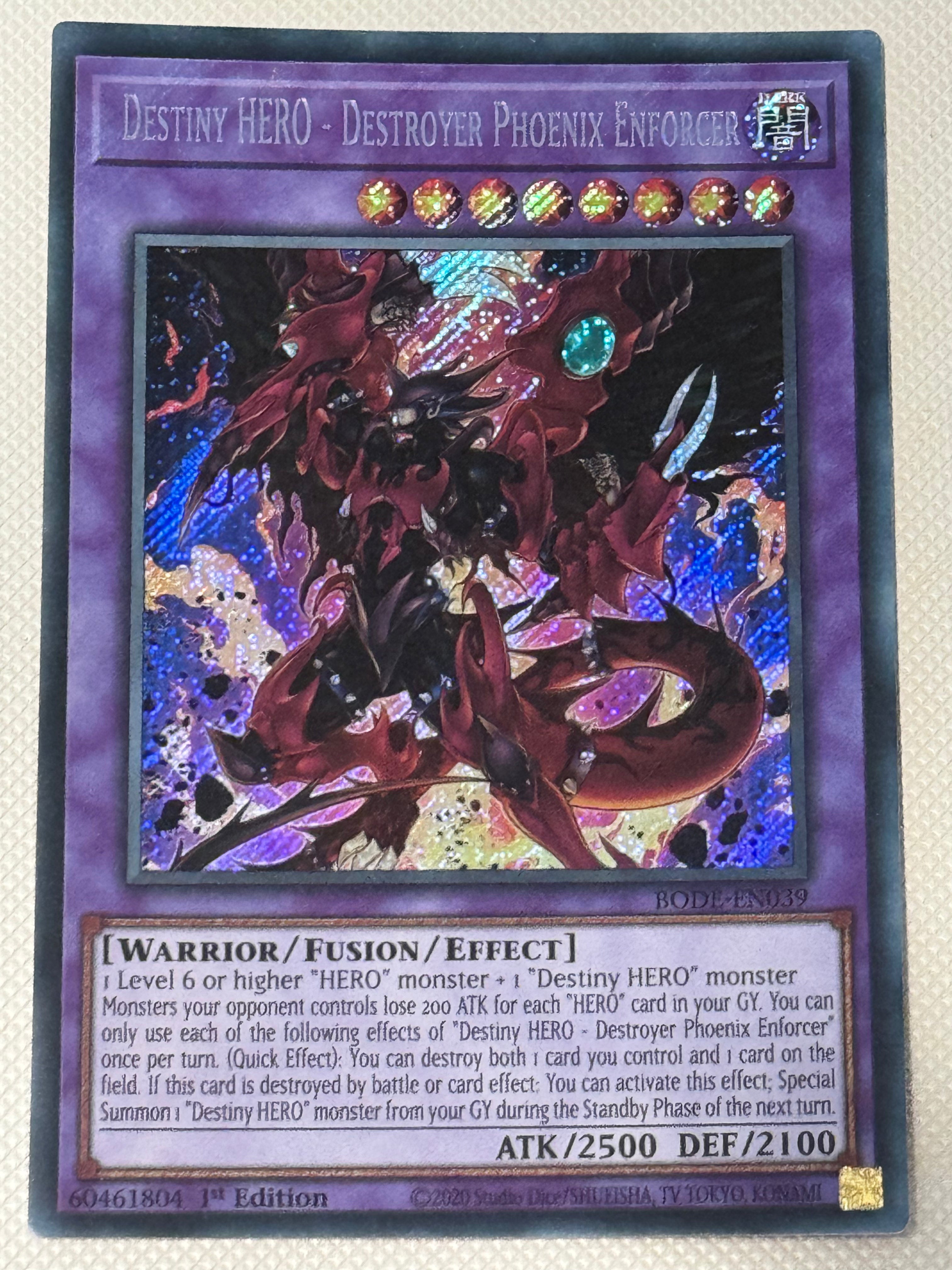 Destiny HERO - Destroyer Phoenix Enforcer BODE-EN039 – Genesis TCG
