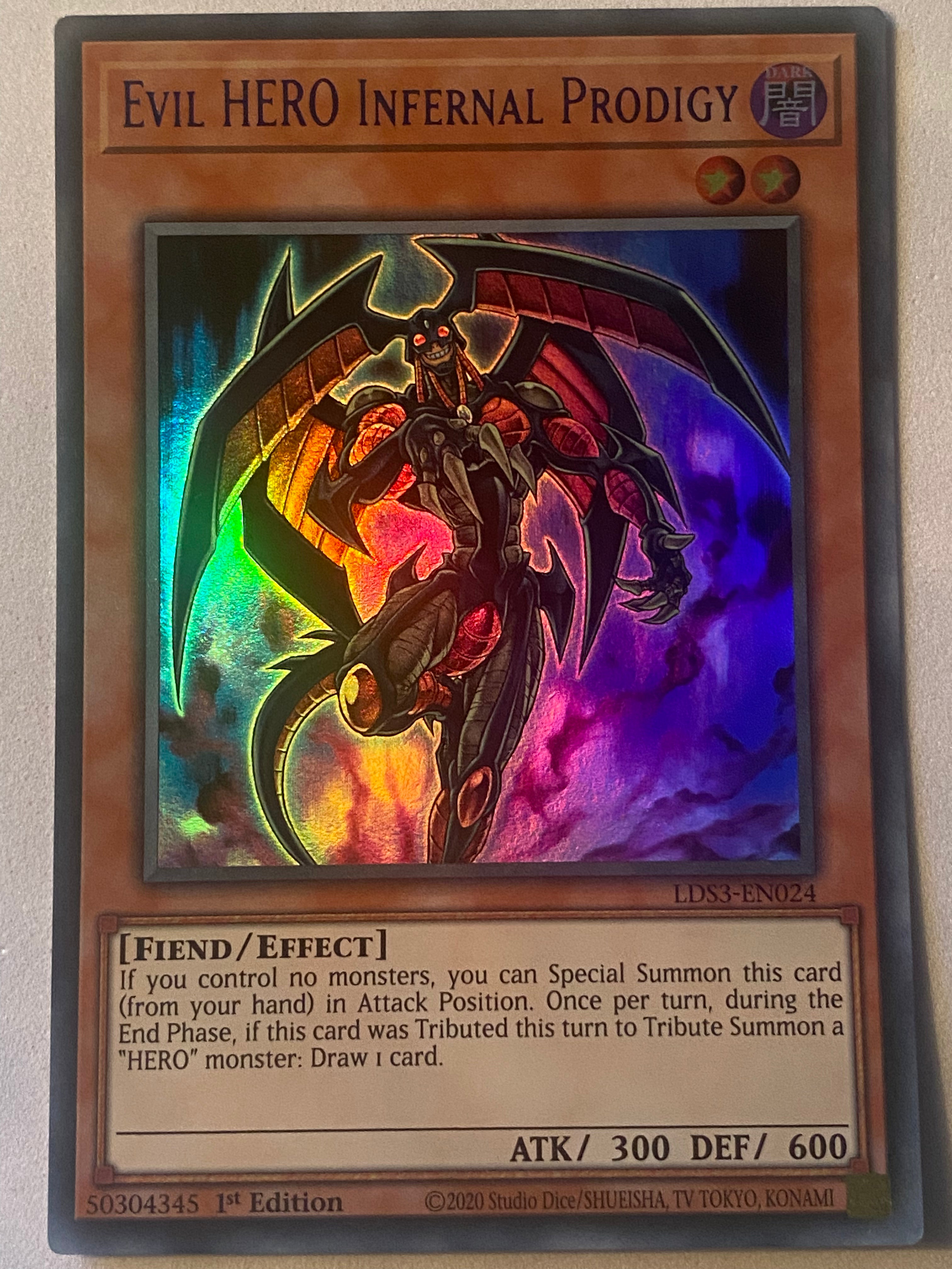 Evil HERO Infernal Prodigy LDS3-EN024 – Genesis TCG