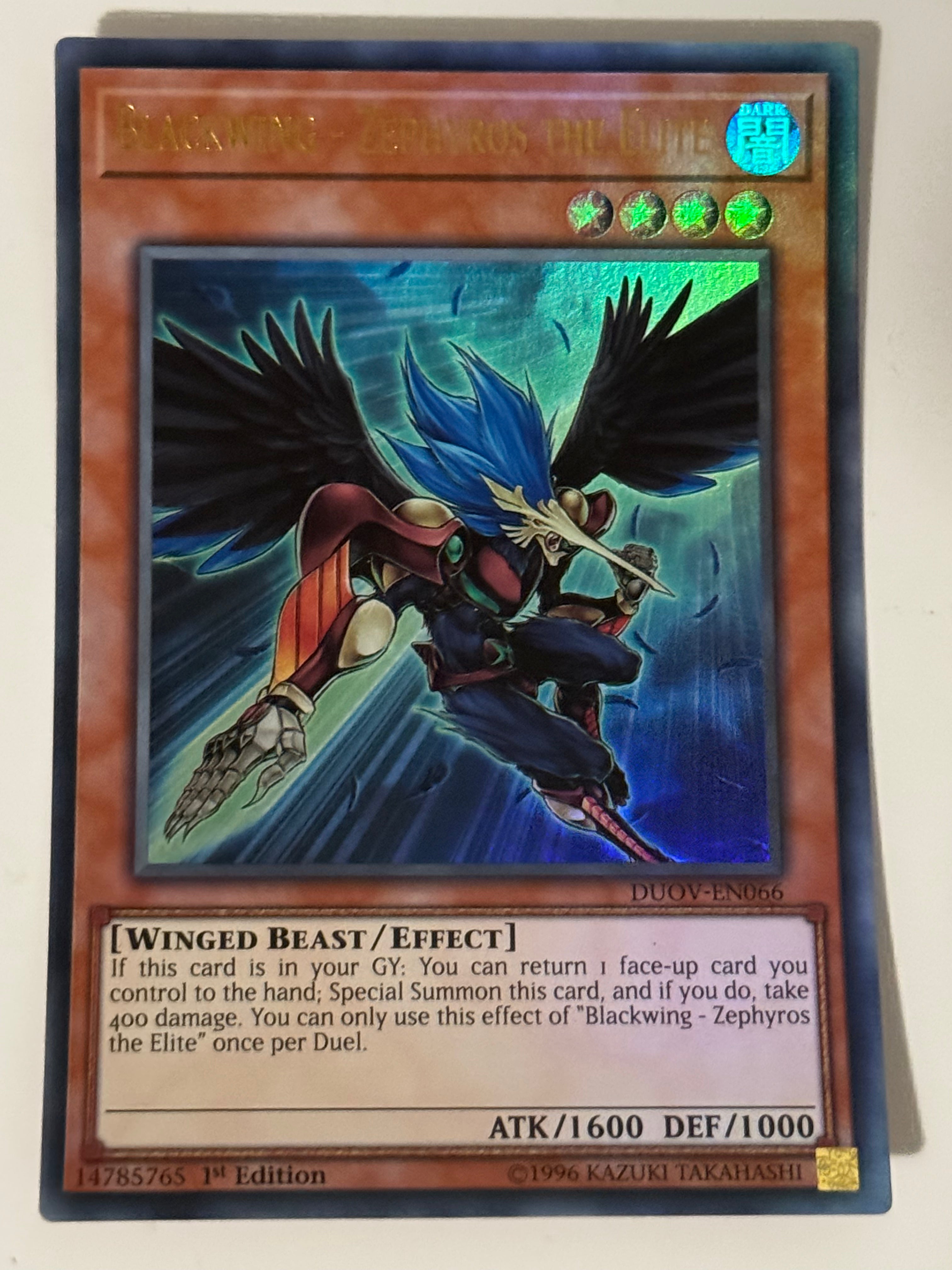 Blackwing - Zephyros The Elite DUOV-EN066 – Genesis TCG
