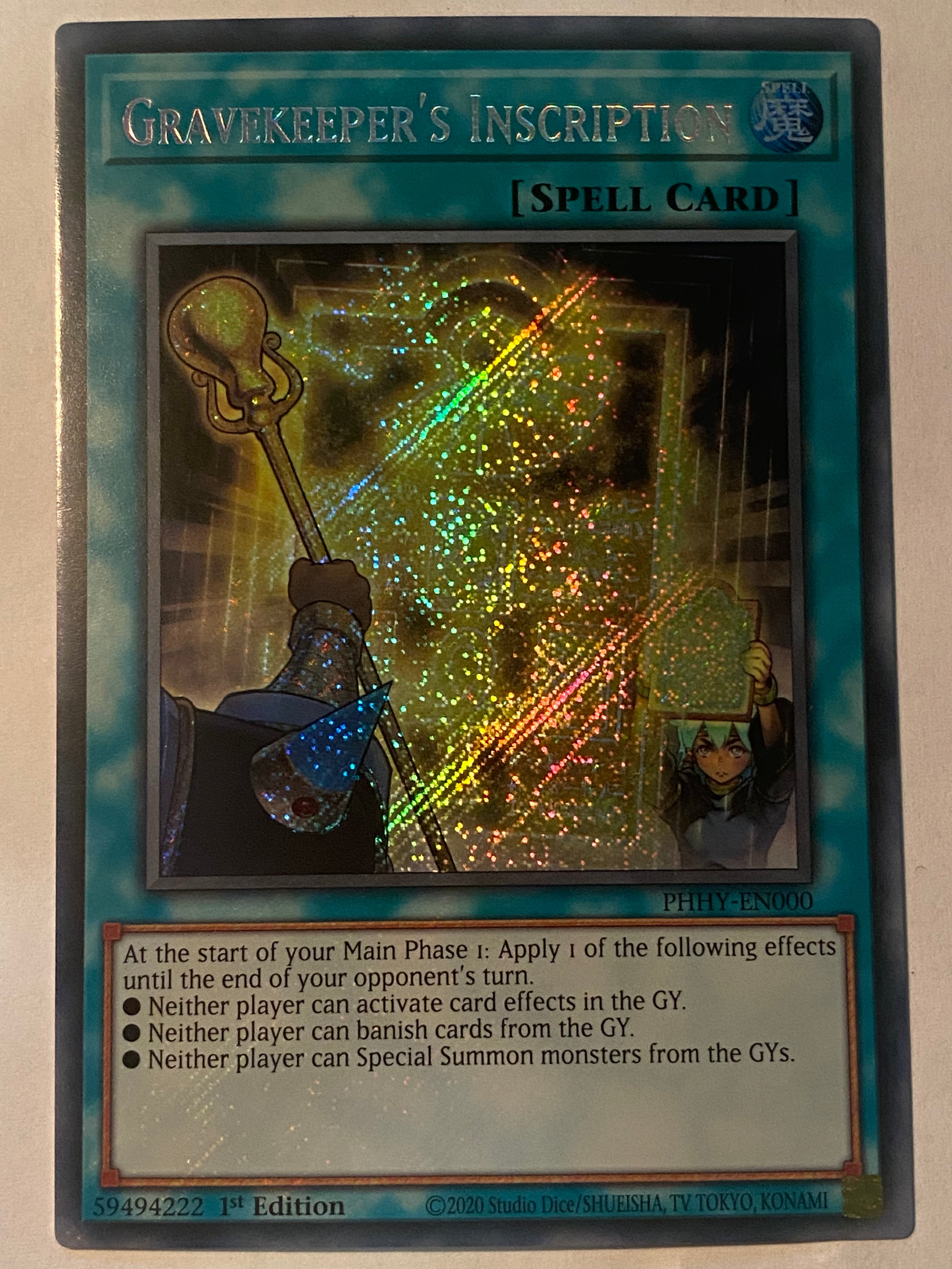 Gravekeeper’s Inscription PHHY-EN000 – Genesis TCG