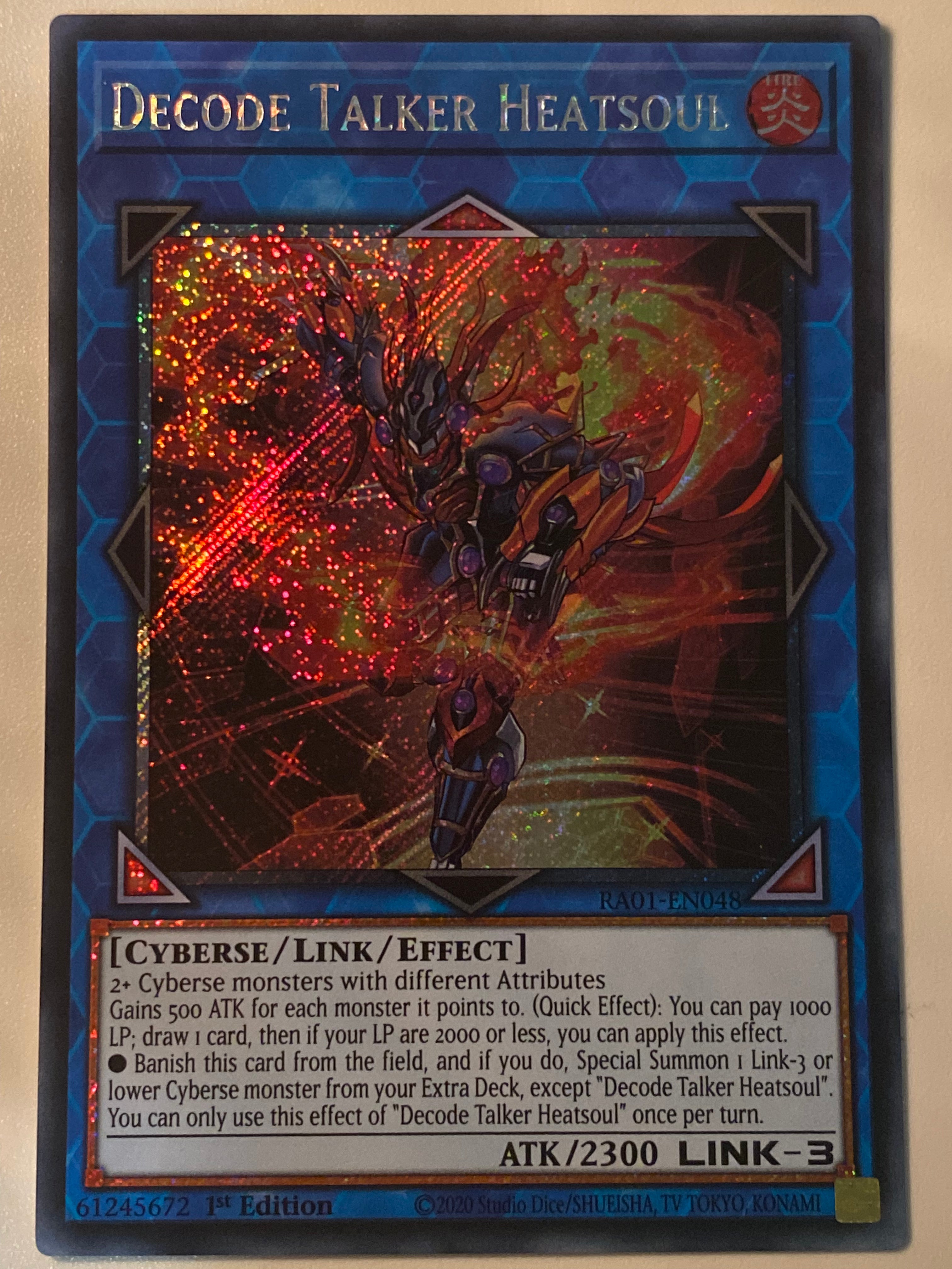 Decode Talker Heatsoul RA01-EN048 – Genesis TCG