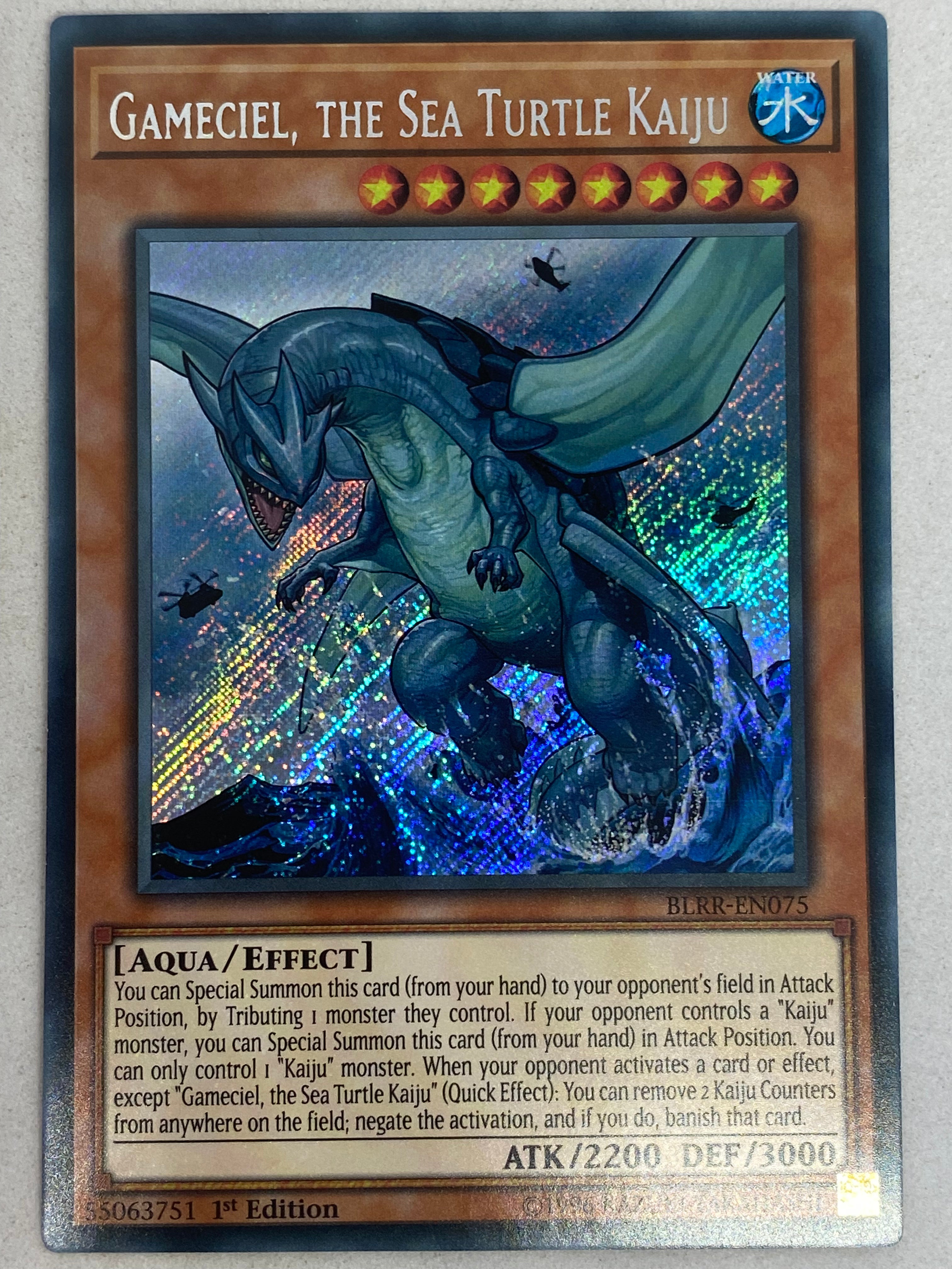 Gameciel, The Sea Turtle Kaiju BLRR-EN075 – Genesis TCG