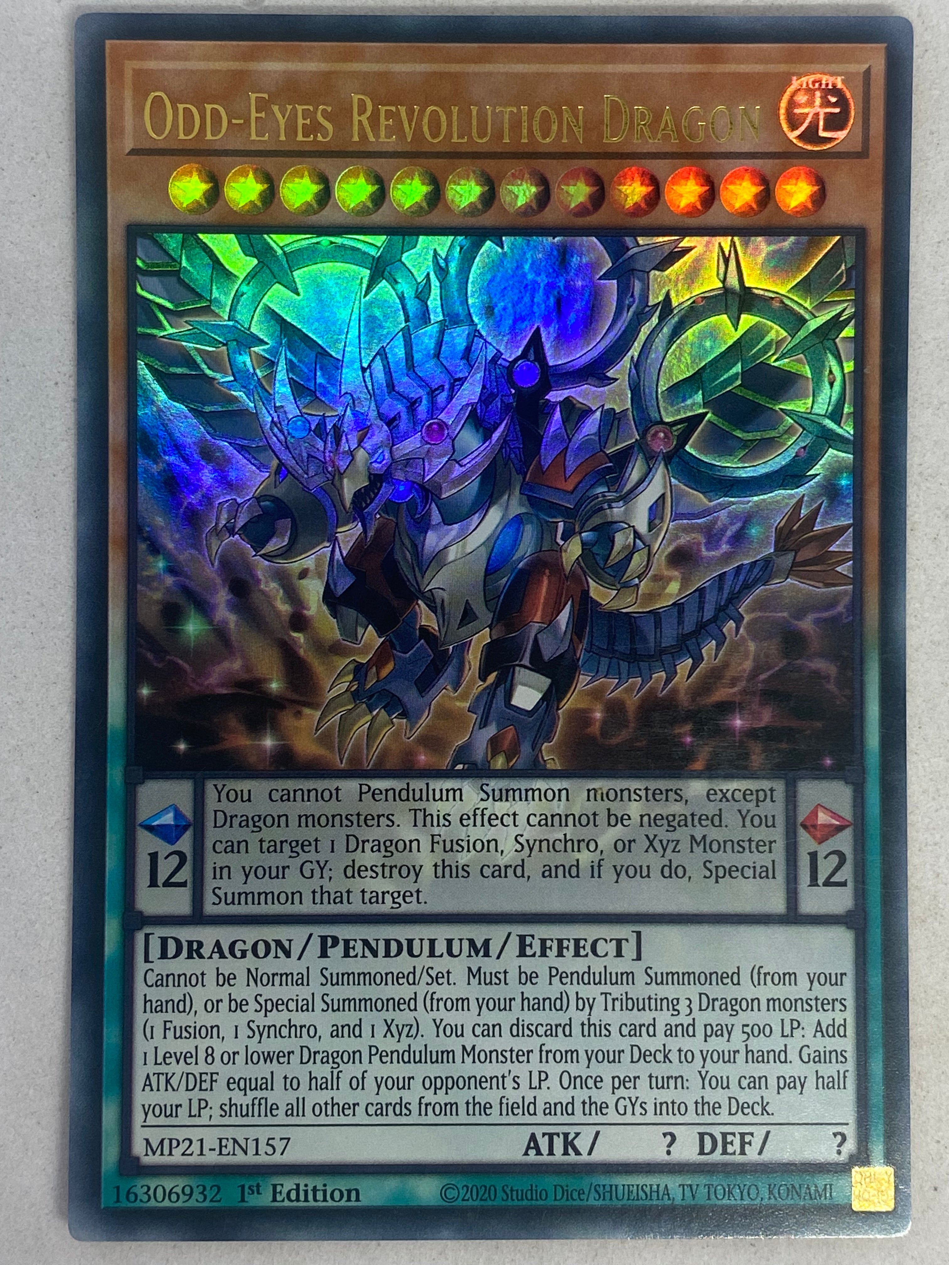 Odd-Eyes Revolution Dragon MP21-EN157 – Genesis TCG
