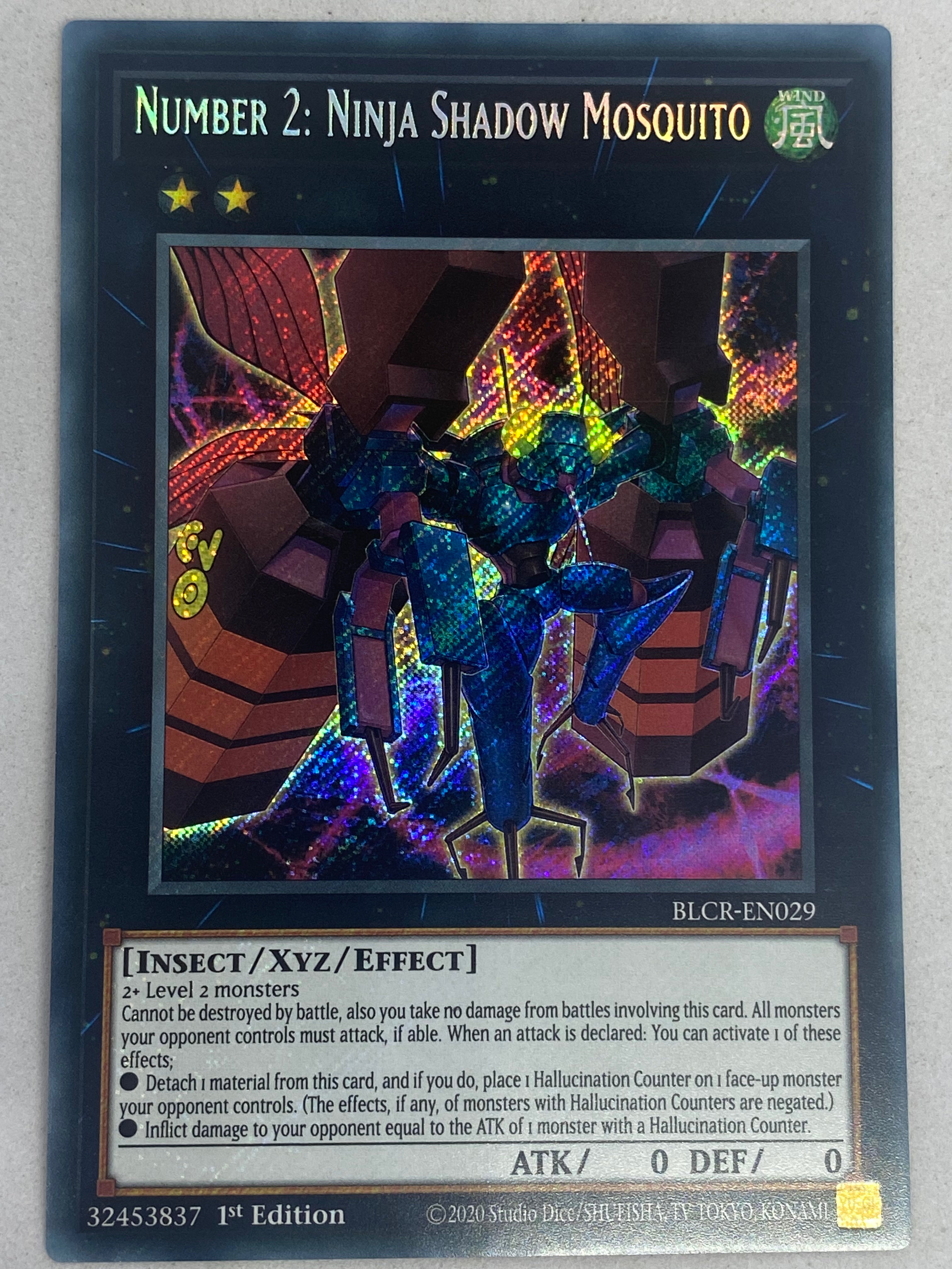 Number 2: Ninja Shadow Mosquito BLCR-EN029 – Genesis TCG