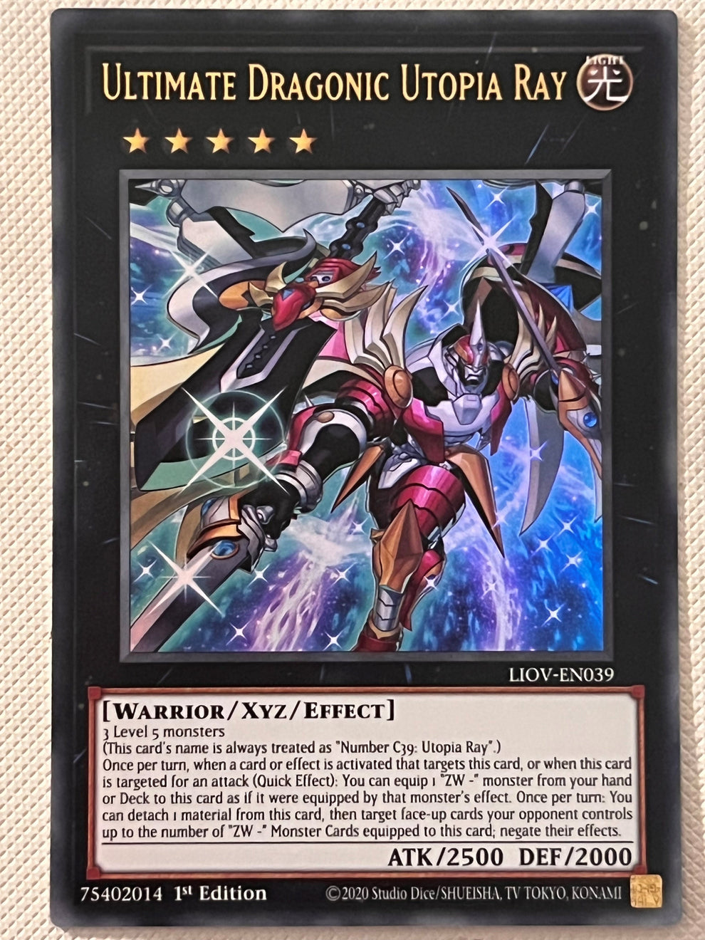 Ultimate Dragonic Utopia Ray LIOV-EN039 – Genesis TCG